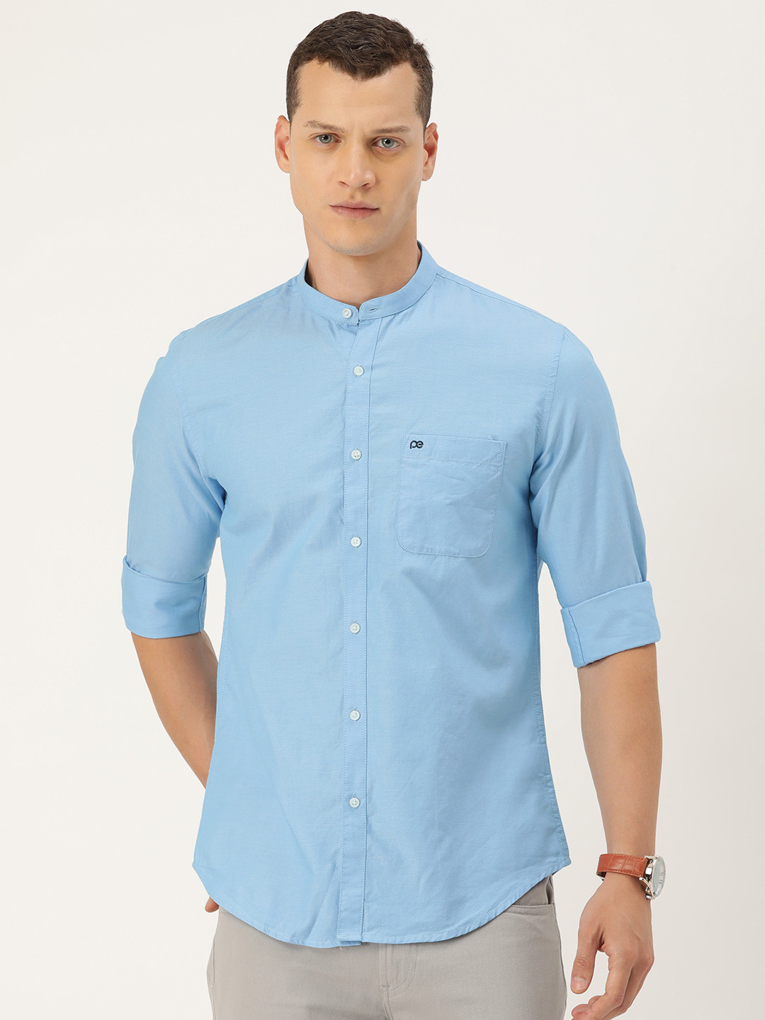 Buy Peter England Casuals Slim Fit Pure Cotton Casual Shirt - Shirts ...