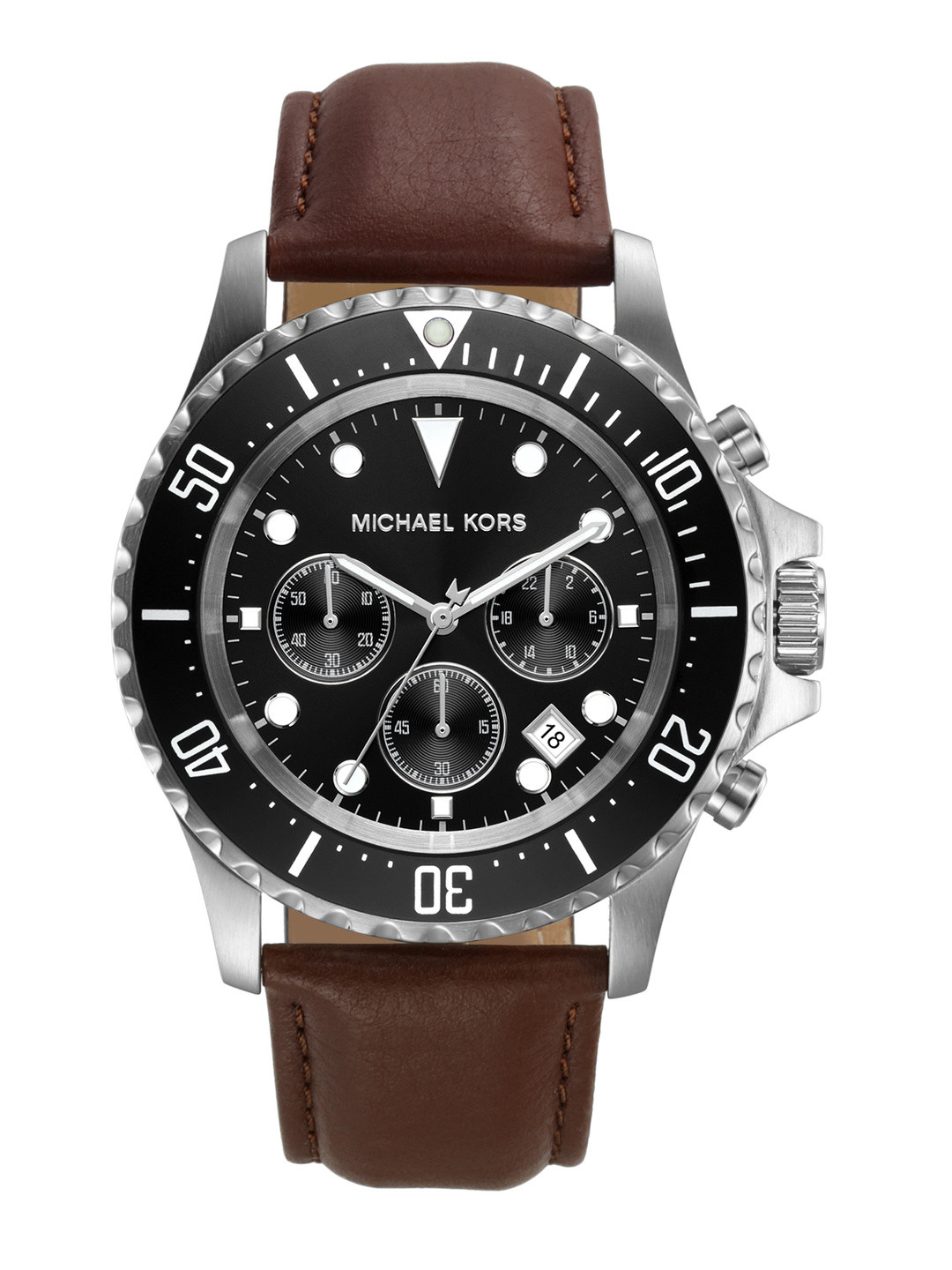 Buy Michael Kors Men Everest Leather Straps Analogue Watch MK9054 ...