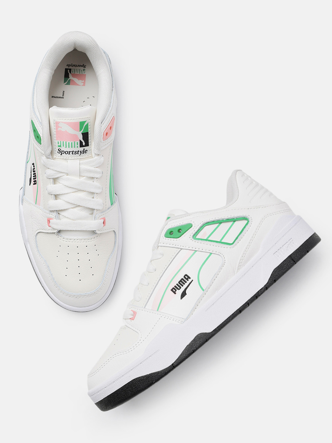 Buy Puma Unisex Slipstream Brand Love Perforations Leather Sneakers ...