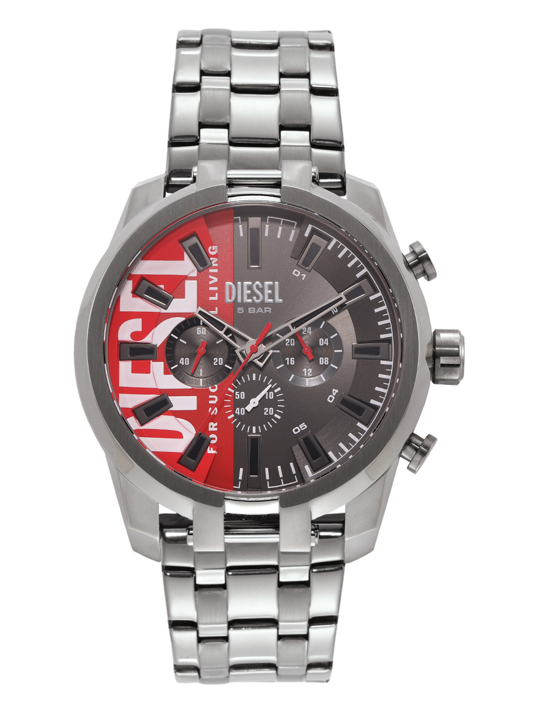 Buy DIESEL Men Printed Split Analogue Watch DZ4632 - Watches for Men ...