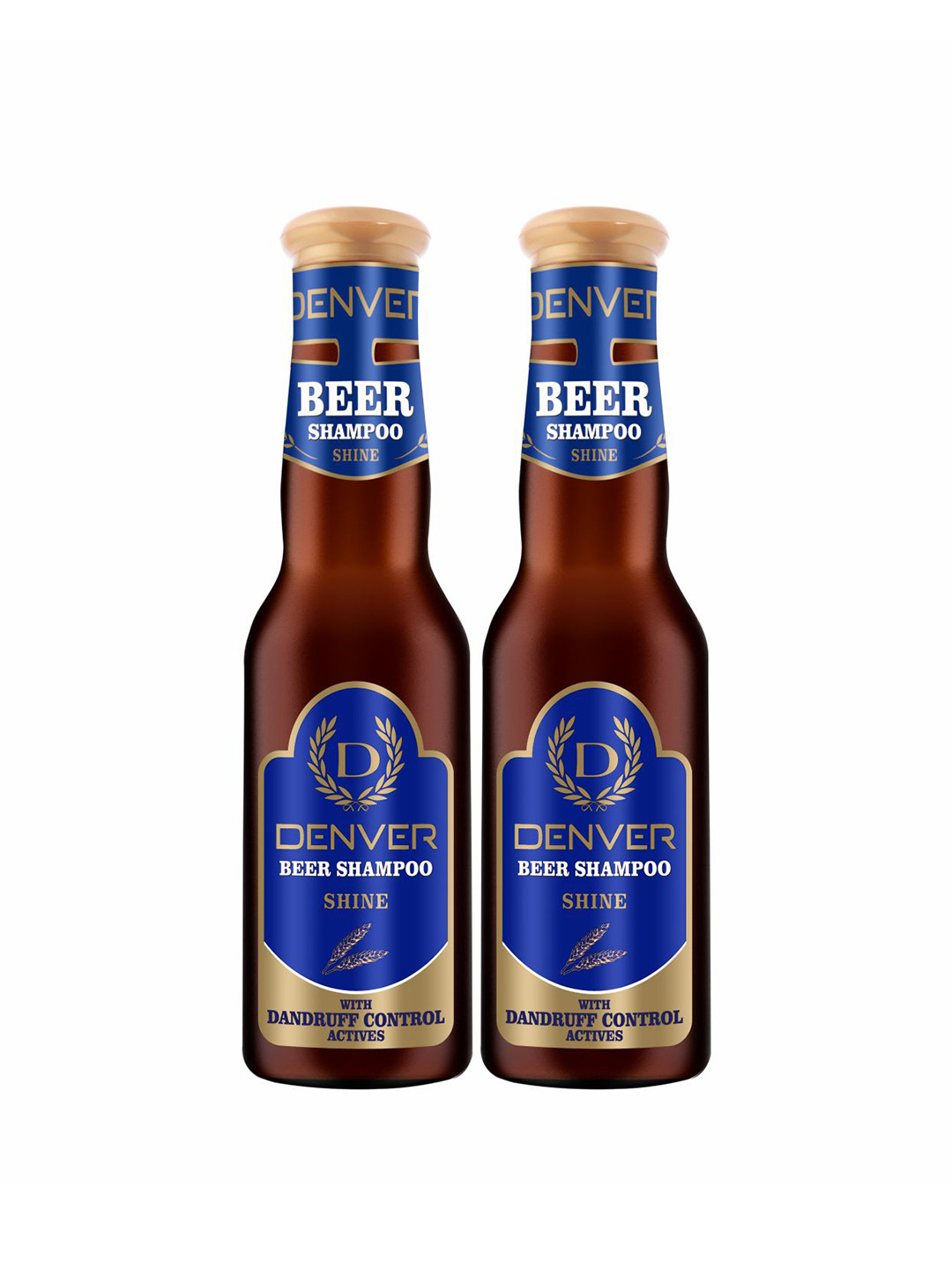 Buy Denver Set Of 2 Shine Beer Shampoo With Dandruff Control Actives ...