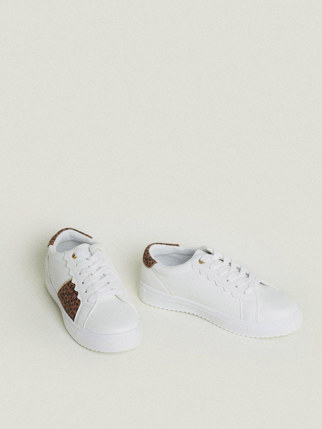 Buy OASIS Women Animal Printed Scallop Trainer - Casual Shoes for Women ...