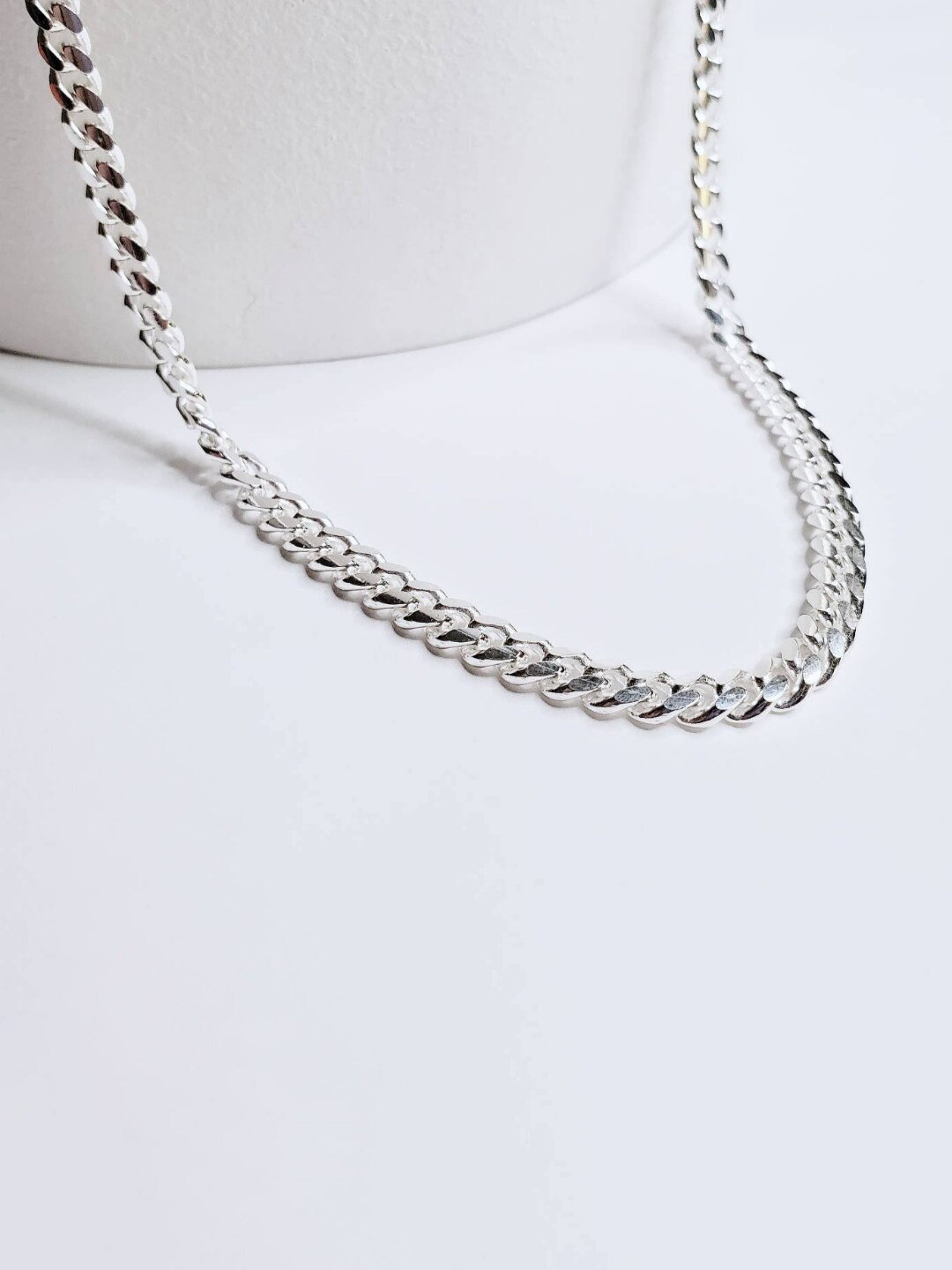 Buy SALTY Men Silver Plated Long Chain - Necklace And Chains for Men ...