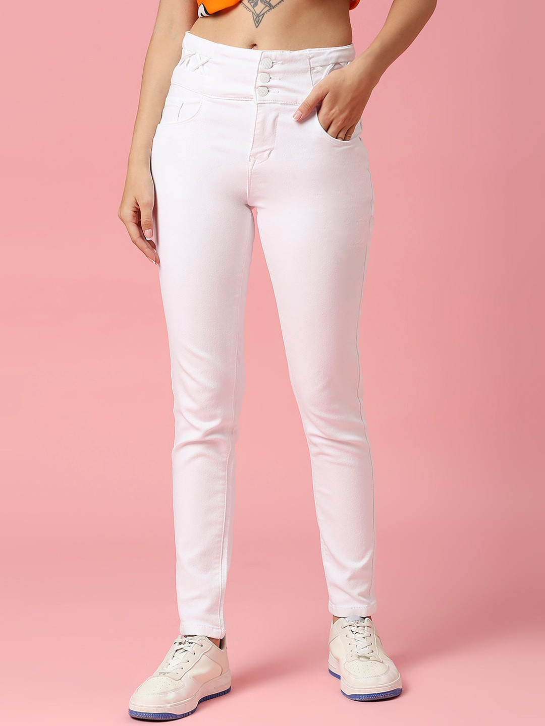 Buy HJ HASASI Women Slim Fit High Rise Stretchable Jeans - Jeans for ...
