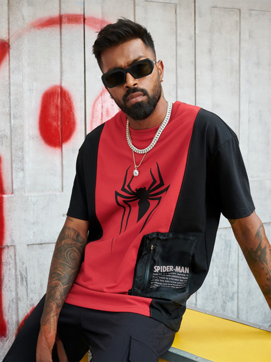 Buy The Souled Store Spider Man Web Wonder Printed Pure Cotton ...