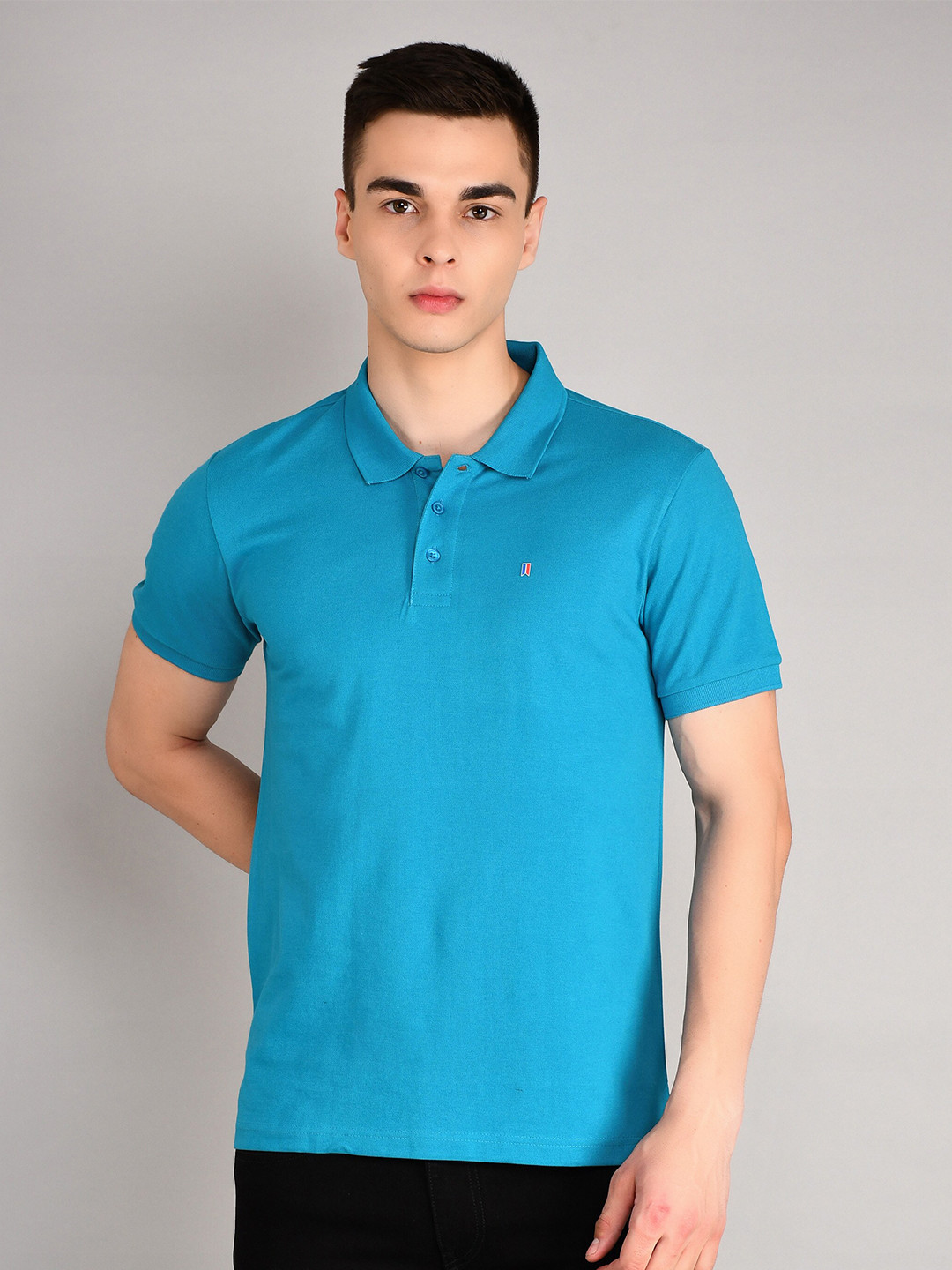 Buy TIM PARIS Men Polo Collar Cotton T Shirt - Tshirts for Men 23391888 ...