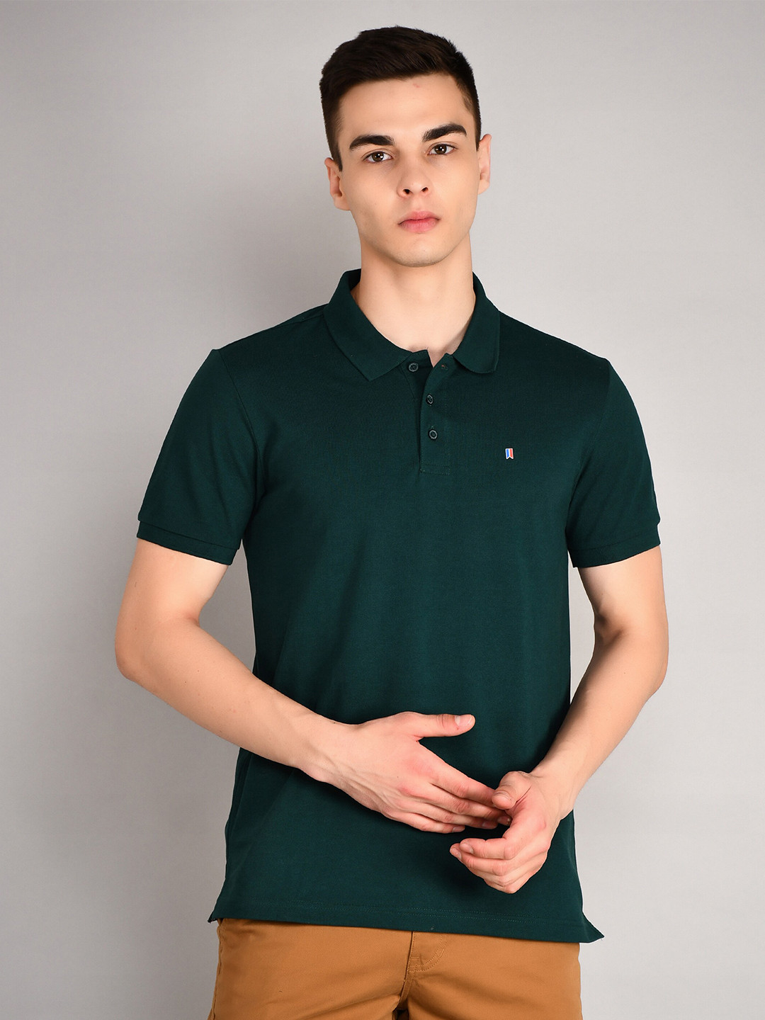 Buy TIM PARIS Polo Collar Round Neck T Shirt - Tshirts for Men 23391912 ...