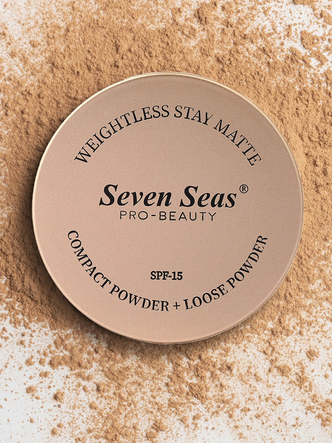 Buy Seven Seas Pro Beauty Weightless Stay Matte 2 In 1 Compact & Loose ...