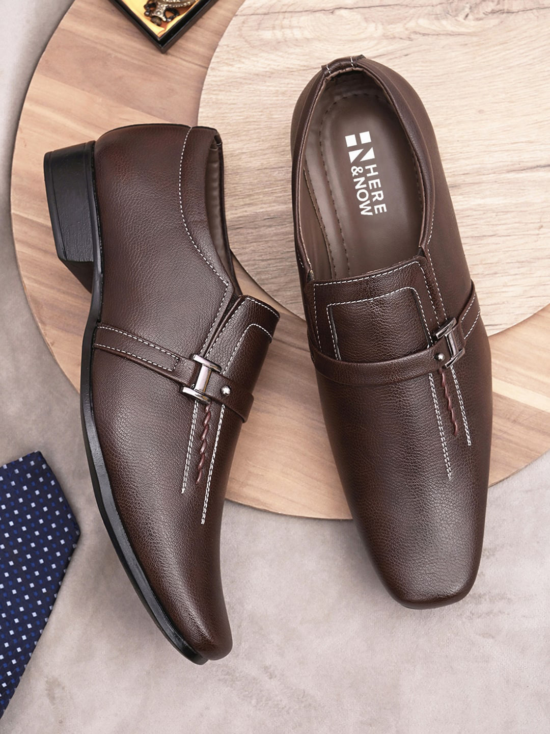 Buy HERE&NOW Men Formal Loafers - Formal Shoes for Men 23397472 | Myntra