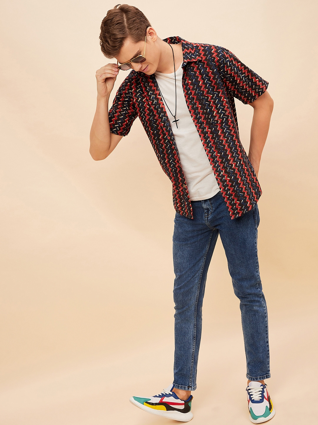 Buy High Star Men Straight Fit Heavy Fade Stretchable Jeans - Jeans for ...