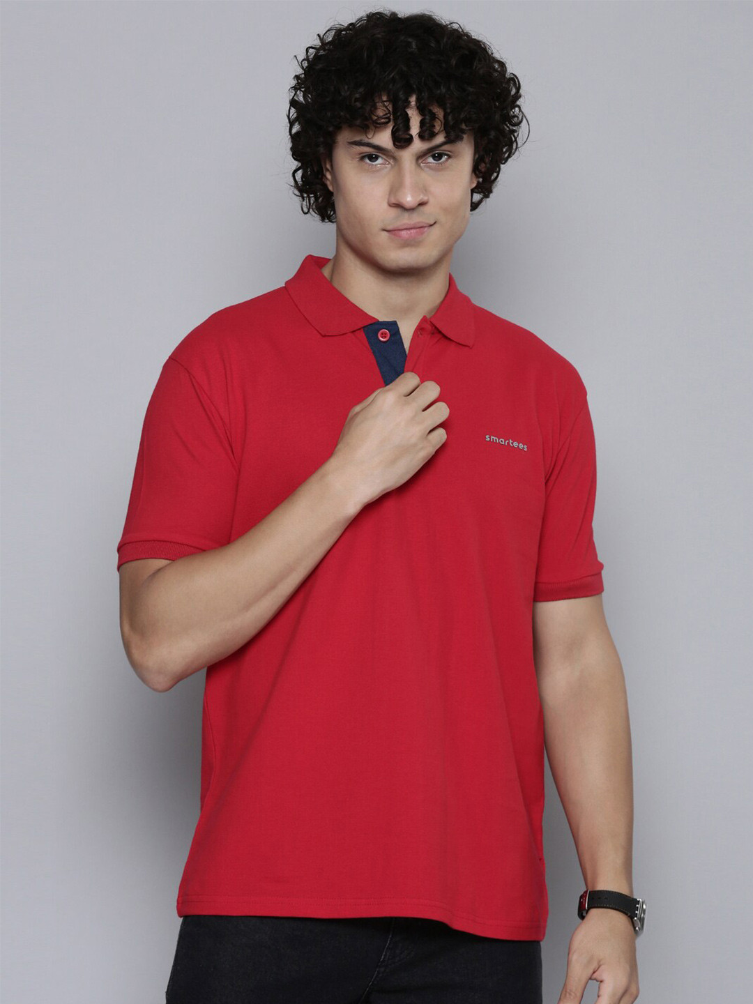 Buy SMARTEES Polo Collar Cotton T Shirt - Tshirts for Men 23401556 | Myntra