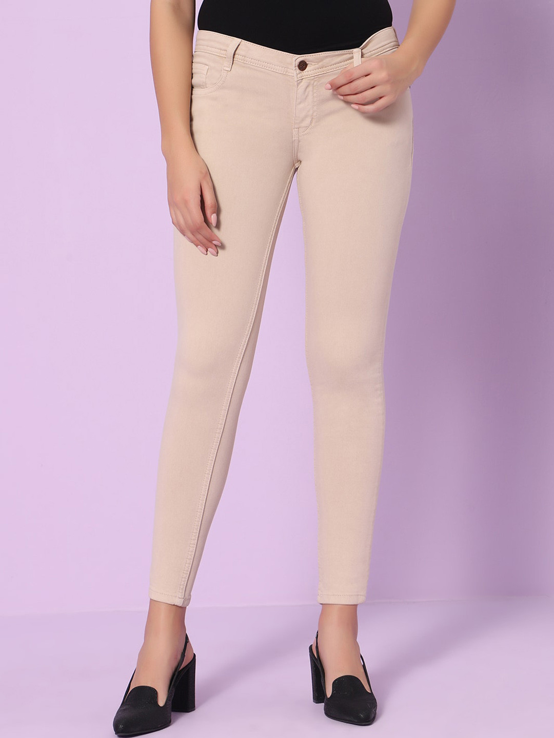 Buy HJ HASASI Women Skinny Fit Mid Rise Stretchable Jeans - Jeans for ...