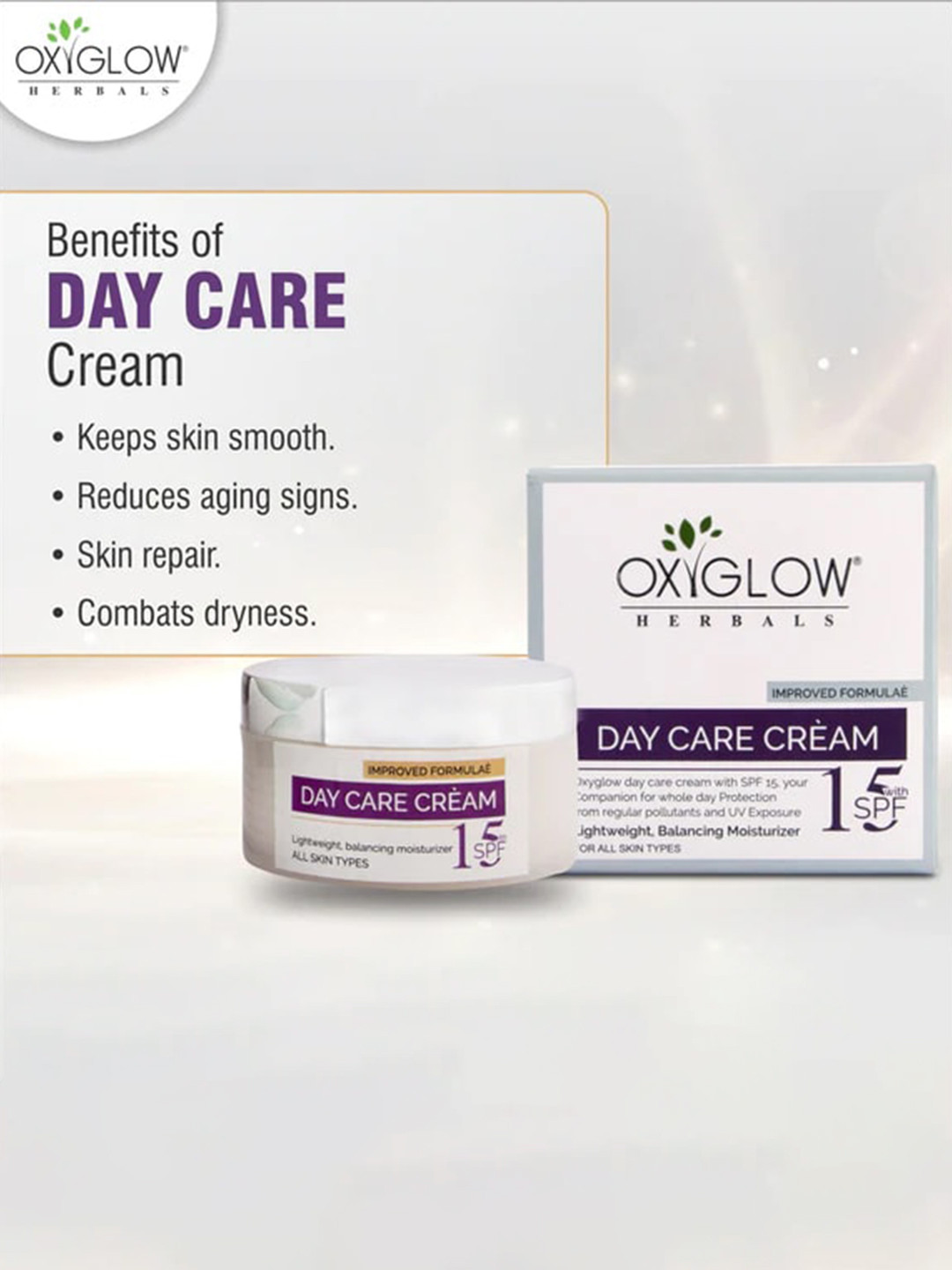 Buy Oxyglow SPF 15 Day Care Cream 50 G - Day Cream for Unisex 23409412 ...