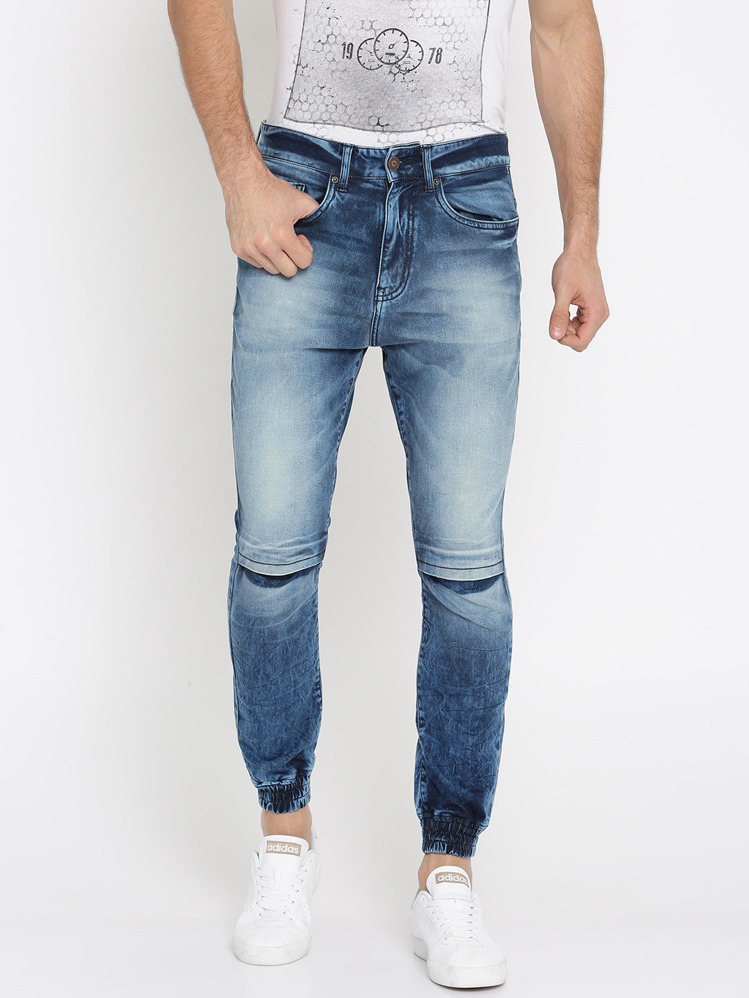 Buy Ecko Unltd Men Blue Slim Fit Mid Rise Clean Look Stretchable Jeans ...