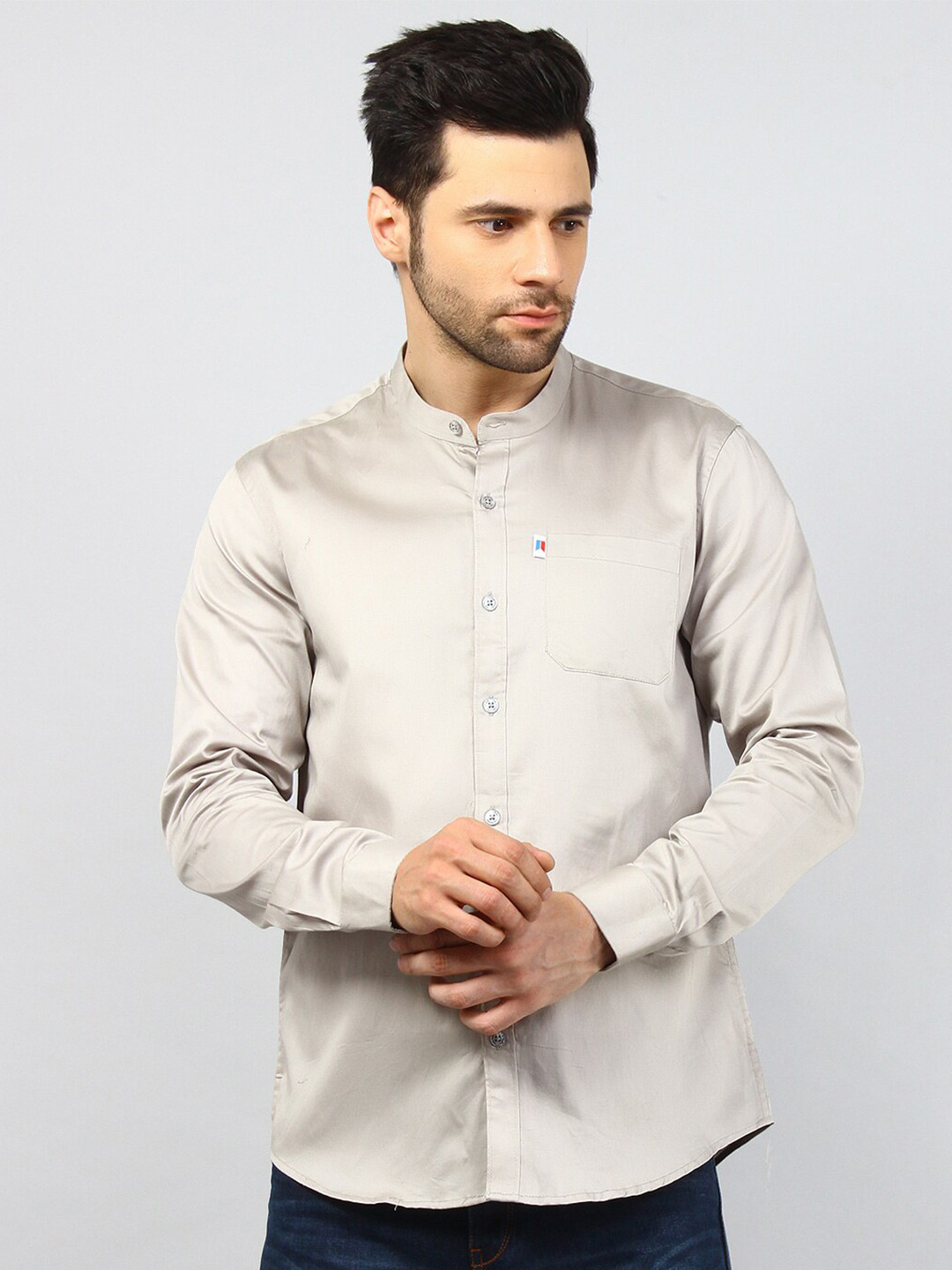 Buy TIM PARIS Standard Opaque Cotton Casual Shirt - Shirts for Men ...