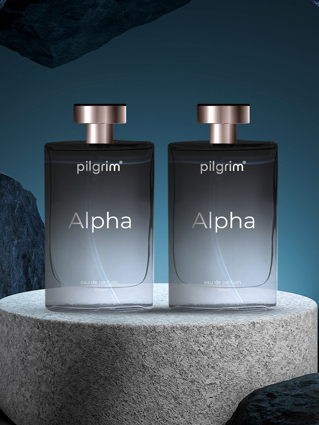 Buy Pilgrim Men Set Of 2 Alpha Premium Long Lasting Eau De Parfum 100ml ...