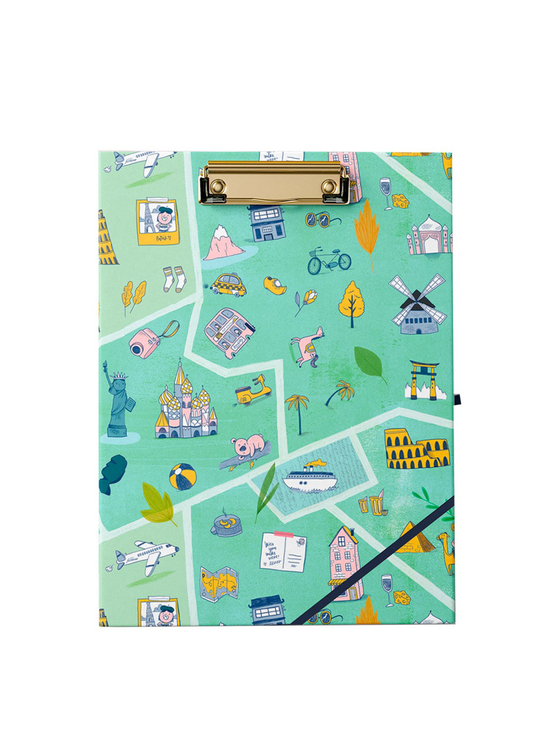 Buy Alicia Souza Printed Sweetest Thing Clipfolio With Notepad ...