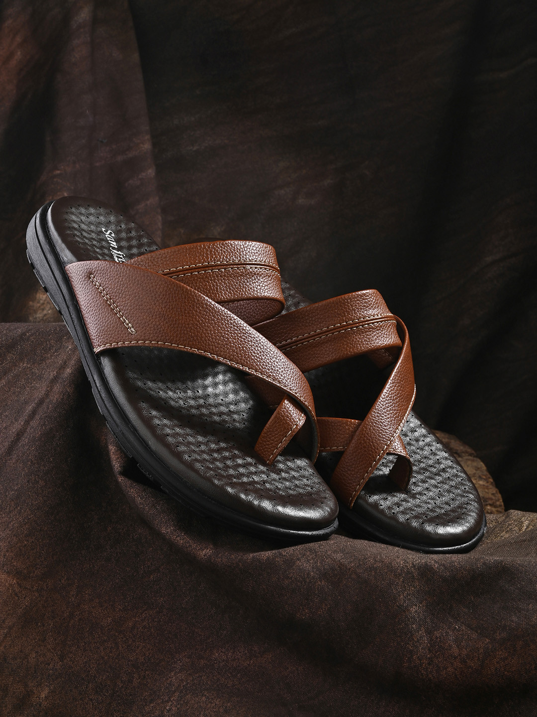 Buy San Frissco Men Sweat Free Expreience One Toe Comfort Sandals ...