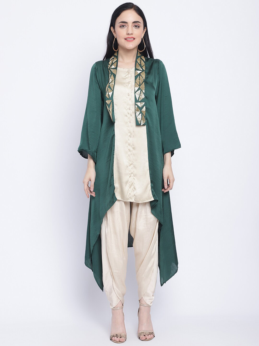 Buy CHIQUE Embellished Zardozi A Line Kurta - Kurtas for Women 23433604 ...
