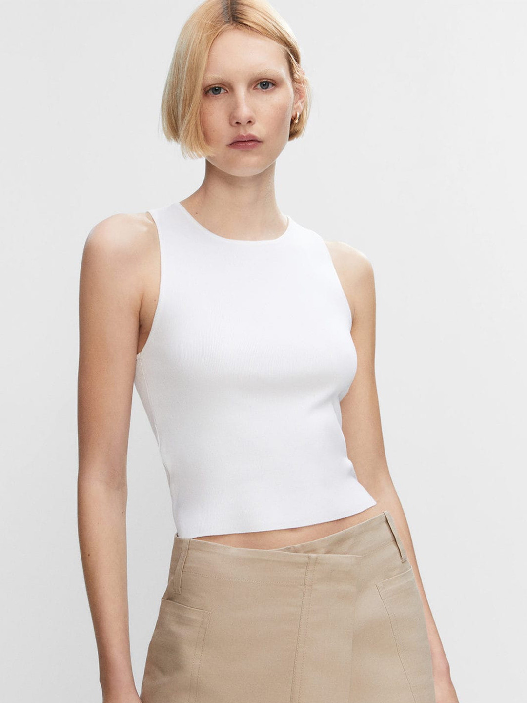 Buy MANGO Solid Top - Tops for Women 23434064 | Myntra
