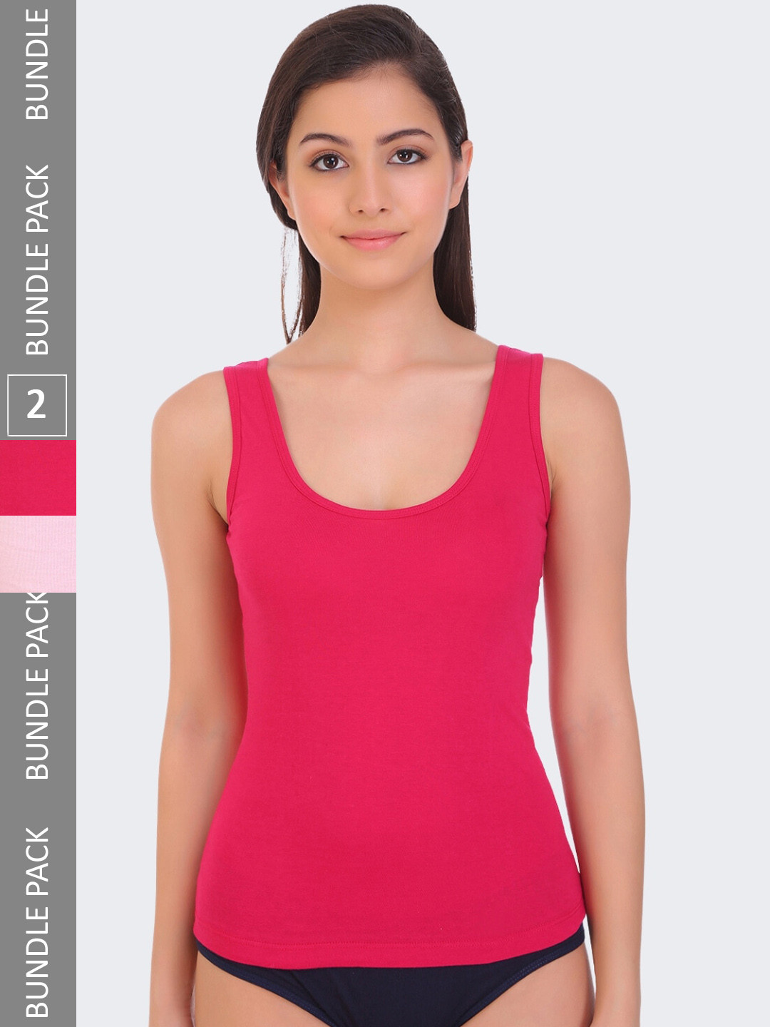 Buy POOJA RAGENEE Pack Of 2 Sando Pure Cotton Camisoles - Camisoles for ...
