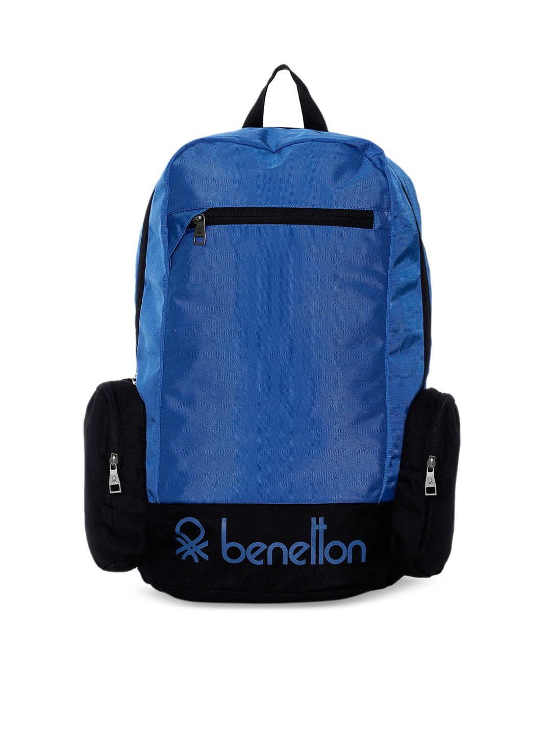 Buy United Colors Of Benetton Unisex Blue Solid Backpack - Backpacks ...