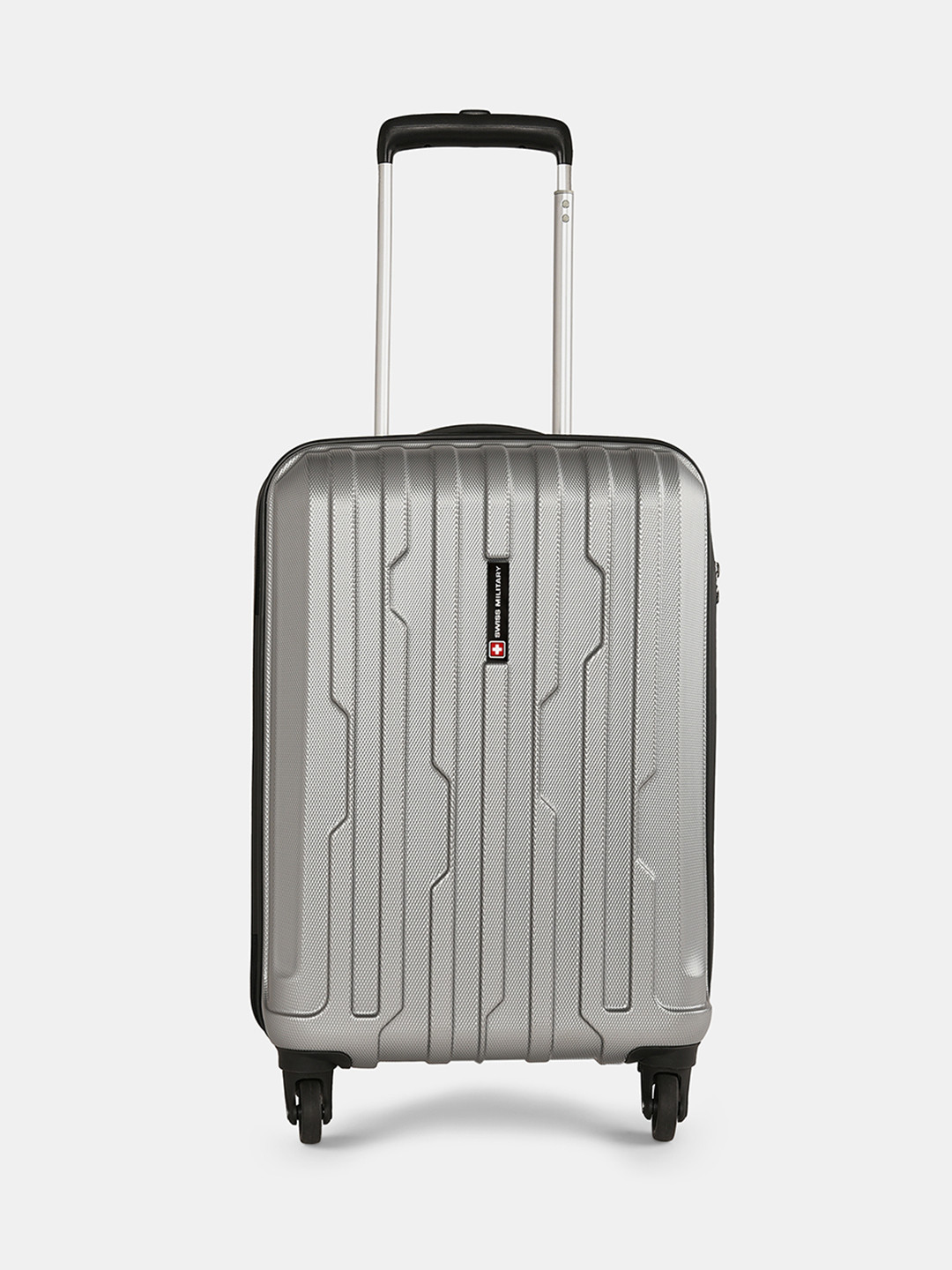 Buy SWISS MILITARY Crystal Textured Hard Cabin Trolley Suitcase 50 Cm ...