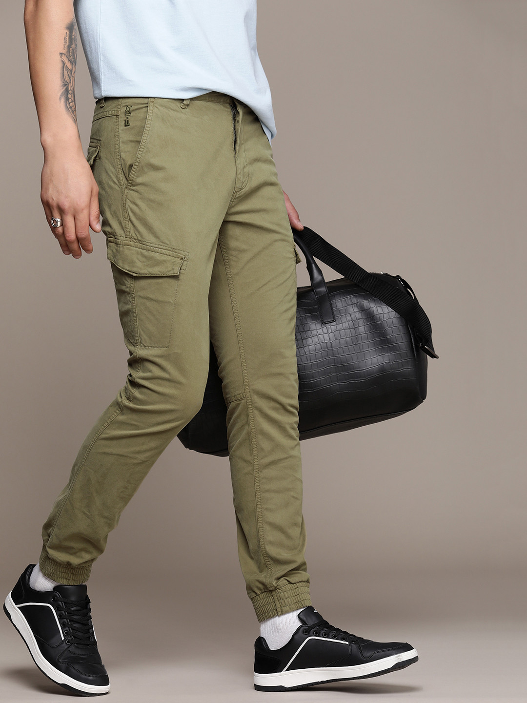 Buy FORCE IX Men Cargo Trousers - Trousers for Men 23457362 | Myntra