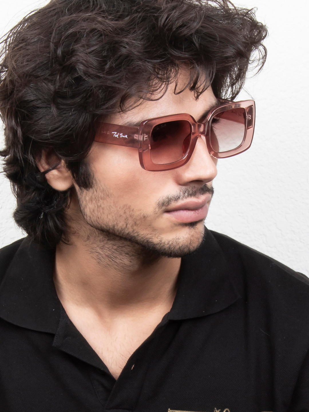 Buy Ted Smith Full Rim Wayfarer Sunglasses With UV Protected Lens KIMMY_C5 - Sunglasses for ...