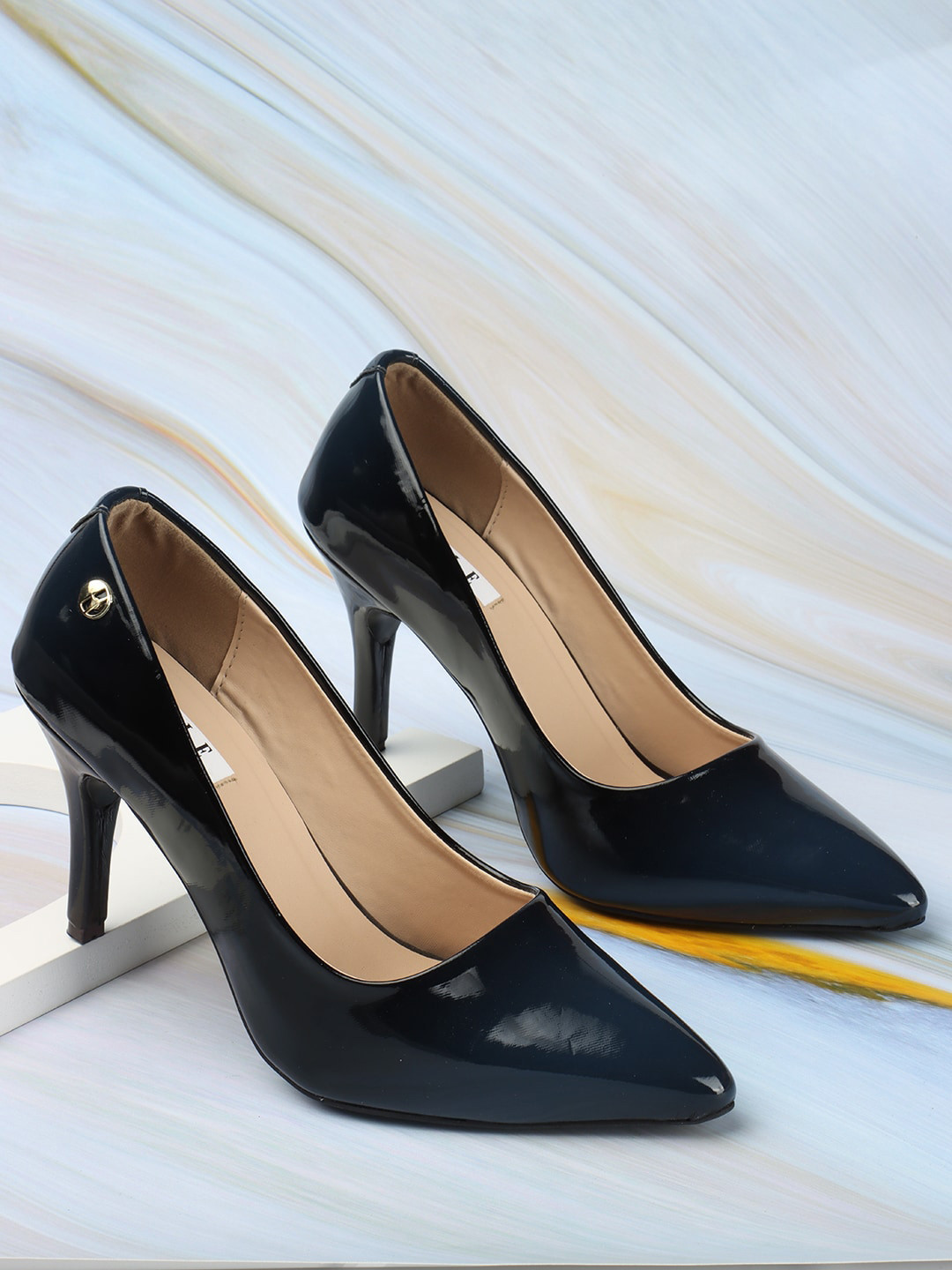 Buy ELLE Pointed Toe Slim Heel Pumps - Heels for Women 23472594 | Myntra