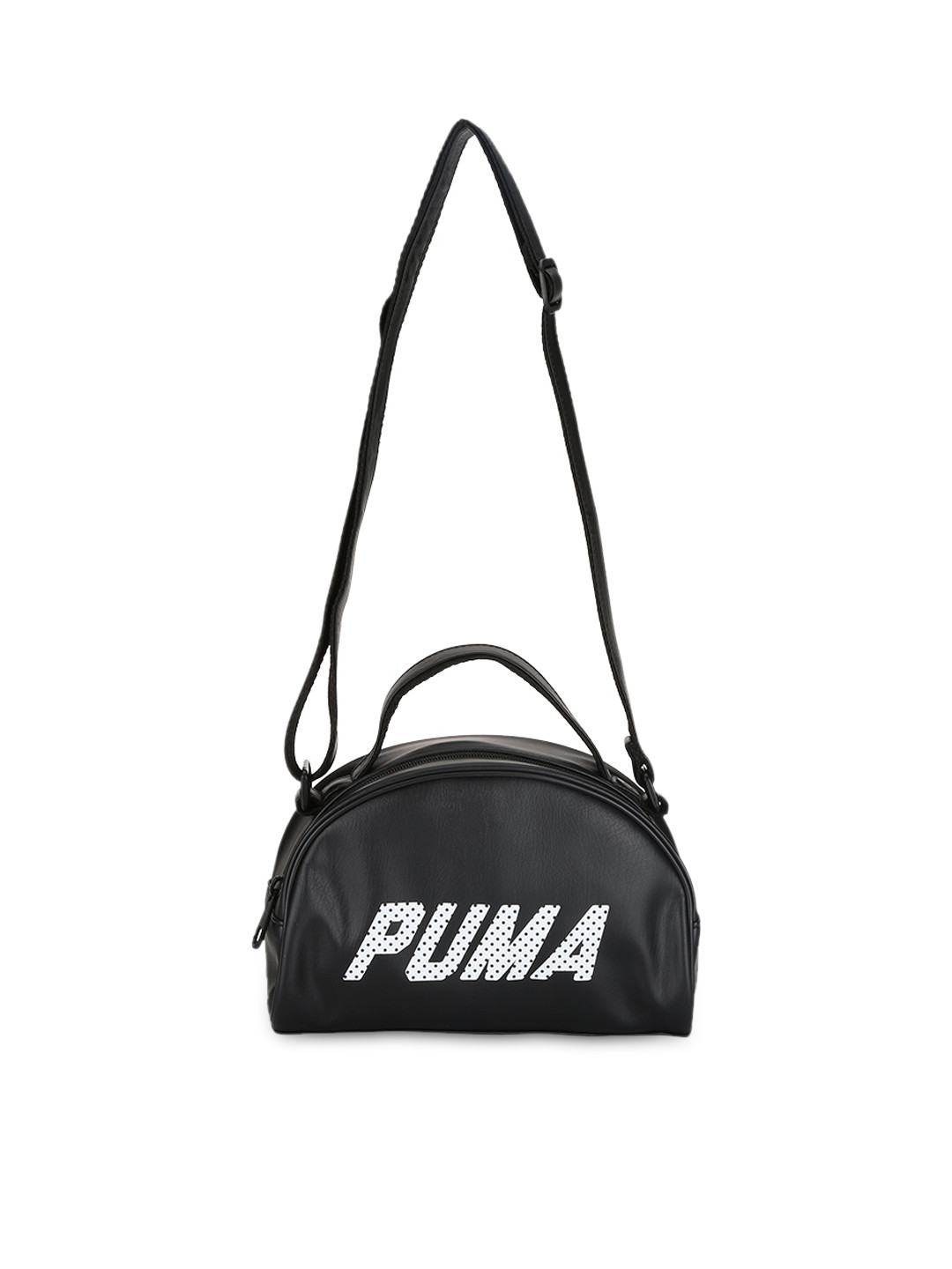 Buy Puma Women Black & Grey Solid Prime Mini Grip Duffel Bag - Duffel ...