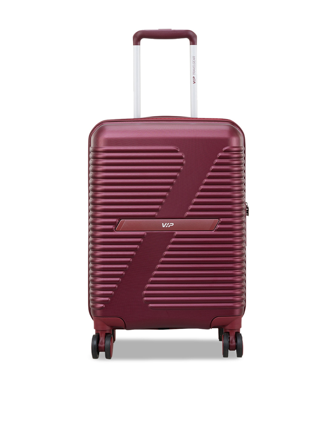 Buy VIP Textured Hard Sided 360 Degree Rotation Cabin Trolley Suitcase ...