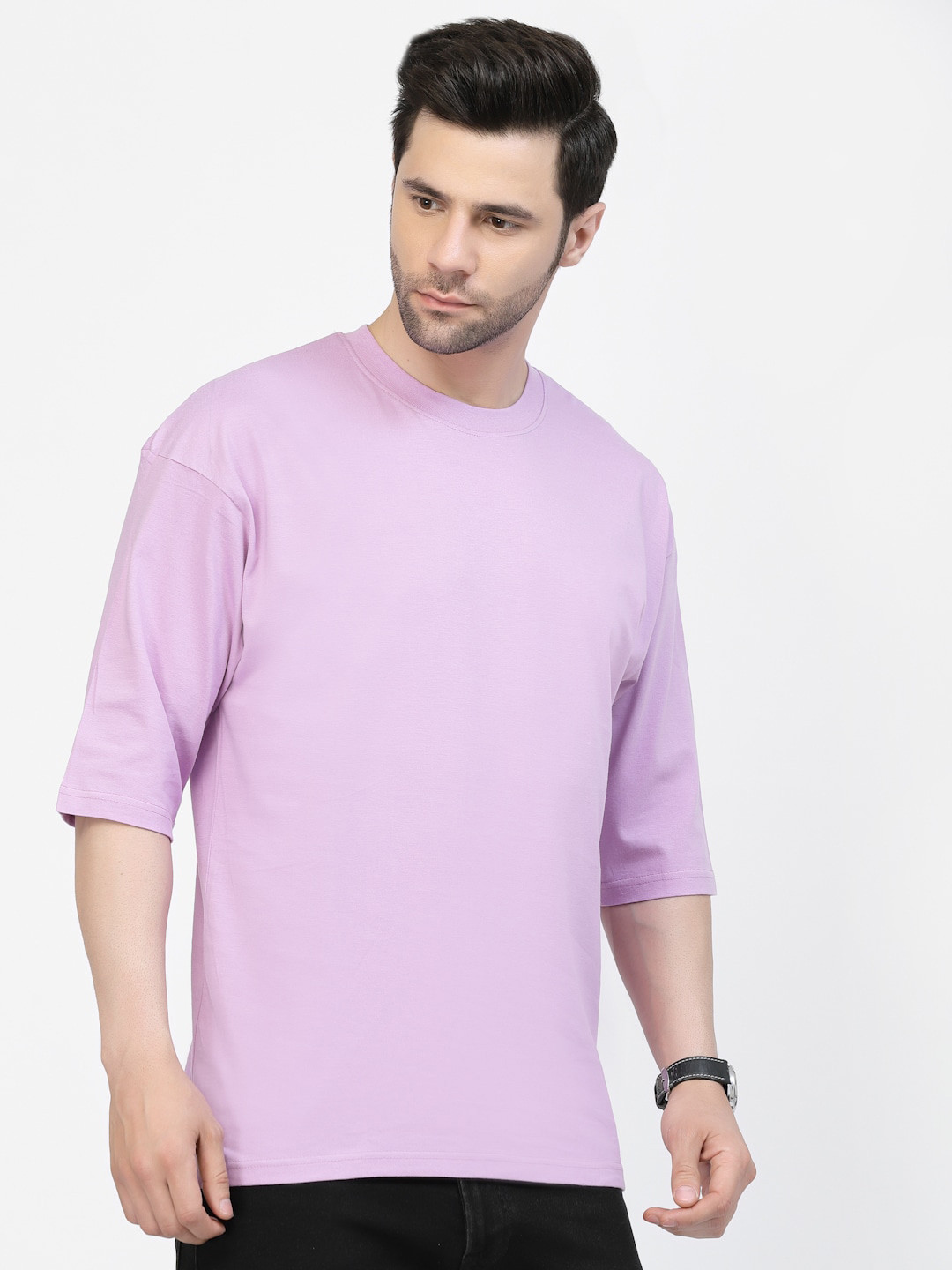 Buy Gavin Paris Drop Shoulder Sleeves Pure Cotton T Shirt - Tshirts for ...