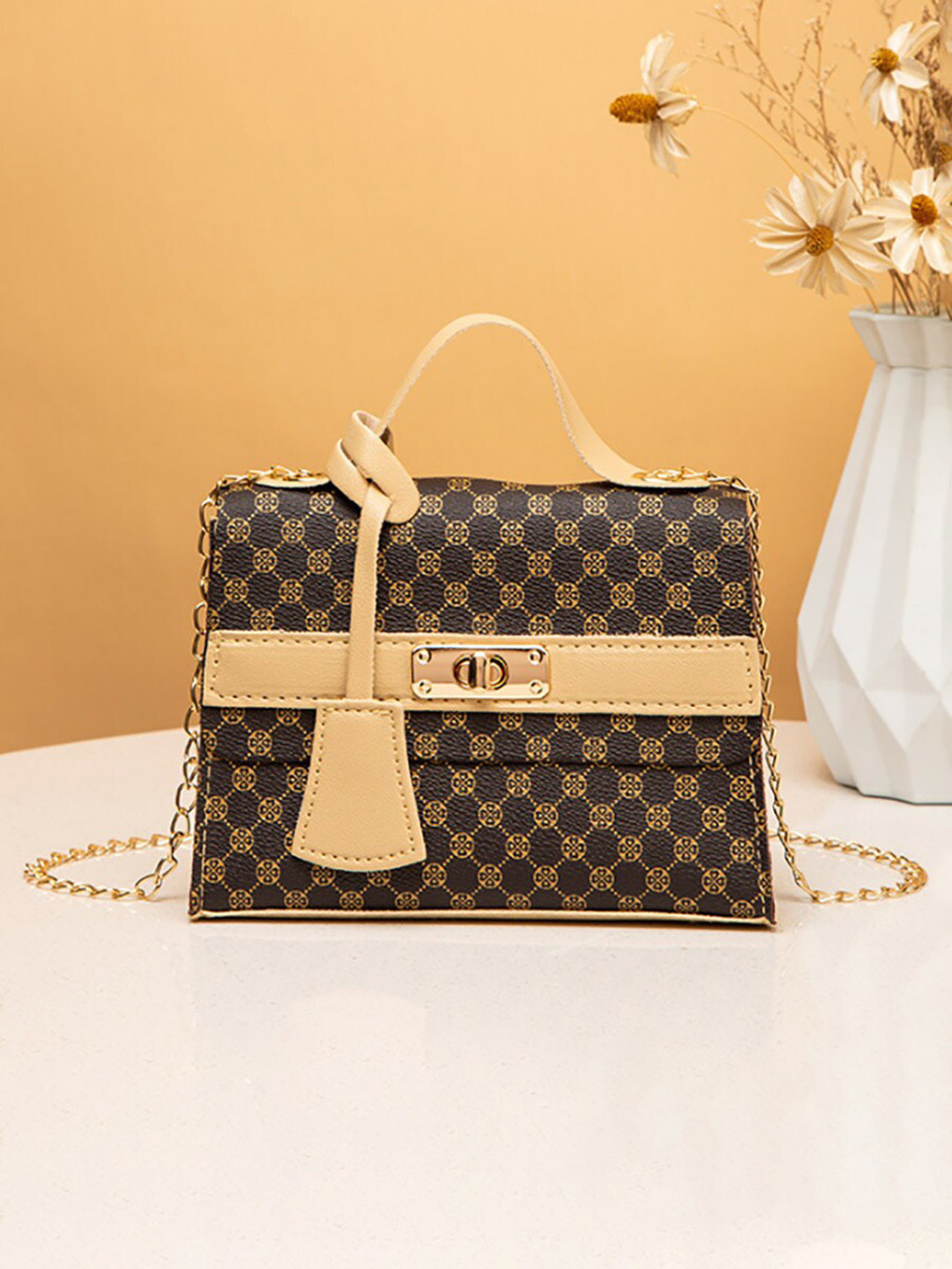 Buy Styli Checked Structured Handheld Bag - Handbags for Women 23485878 ...