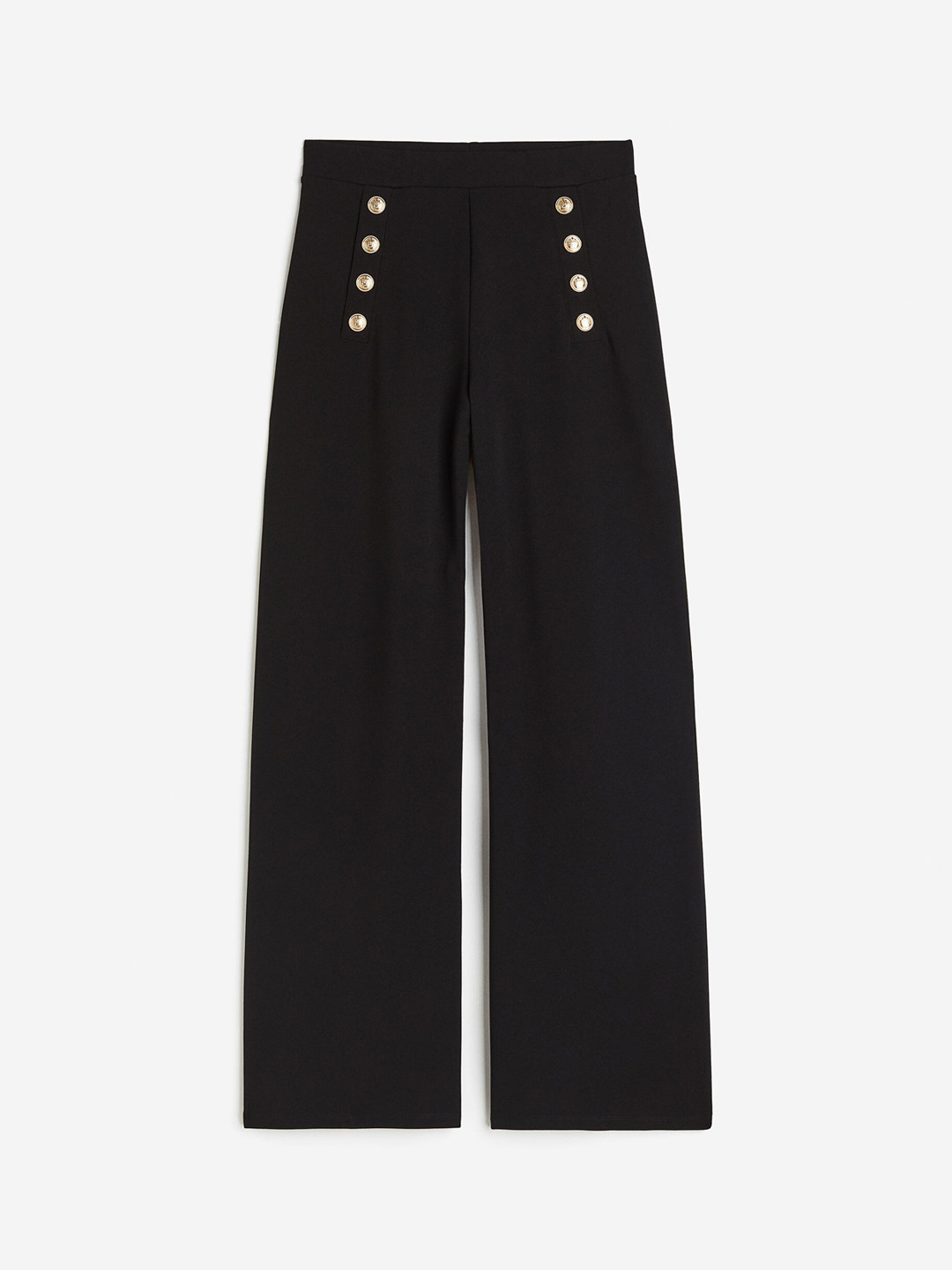 Buy H&M Women Button Front Trousers - Trousers for Women 23486322 | Myntra