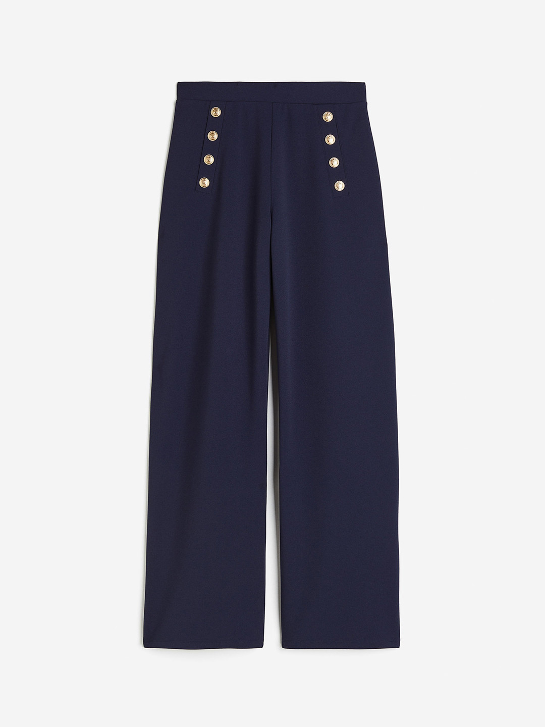 Buy H&M Women Button Front Trousers - Trousers for Women 23486324 | Myntra