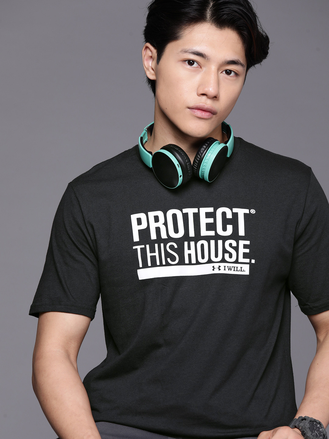 Buy UNDER ARMOUR Protect This House Printed T Shirt - Tshirts for Men ...