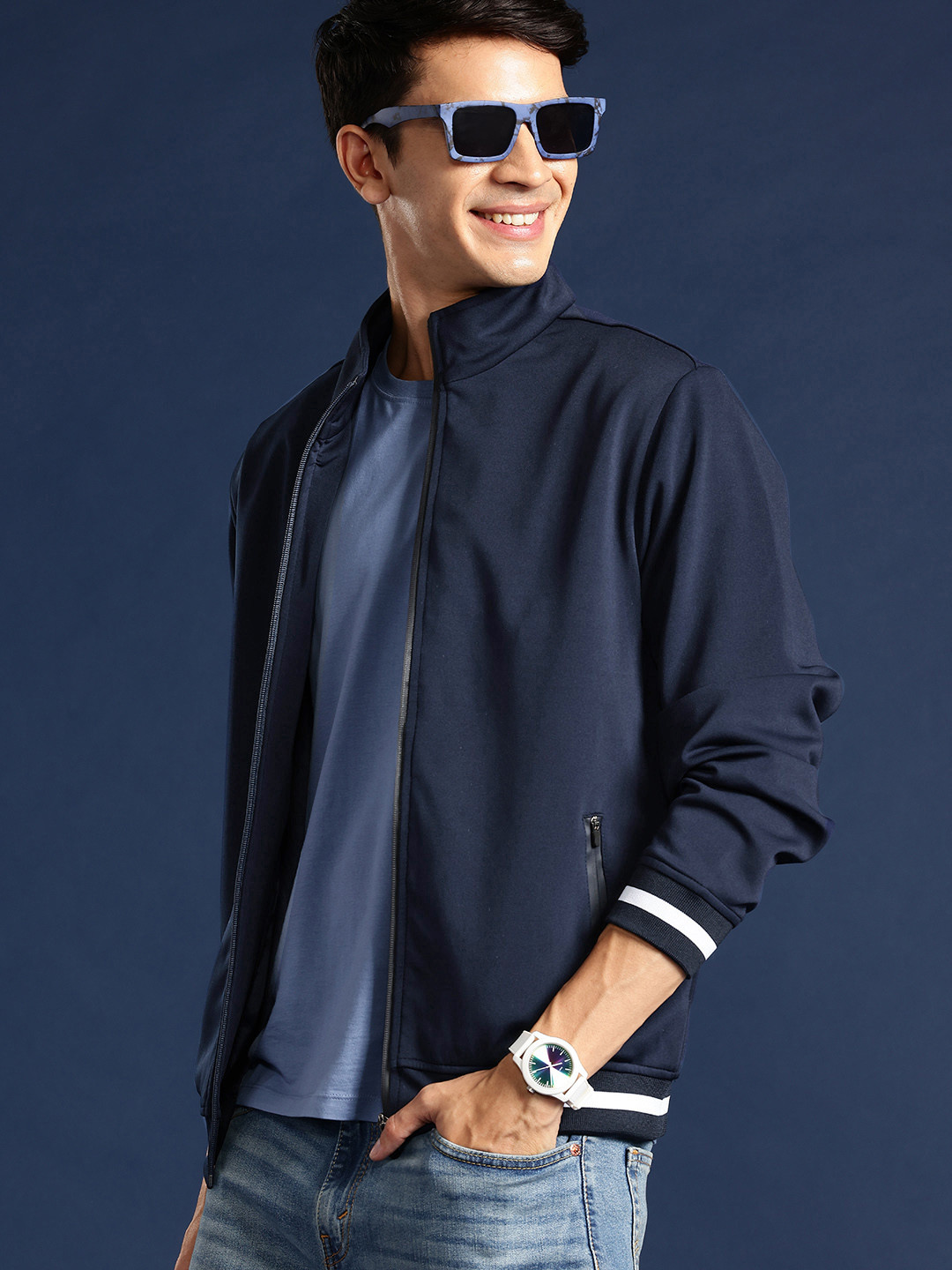 Buy Mast & Harbour Mock Collar Bomber Jacket - Jackets for Men 23496924 ...