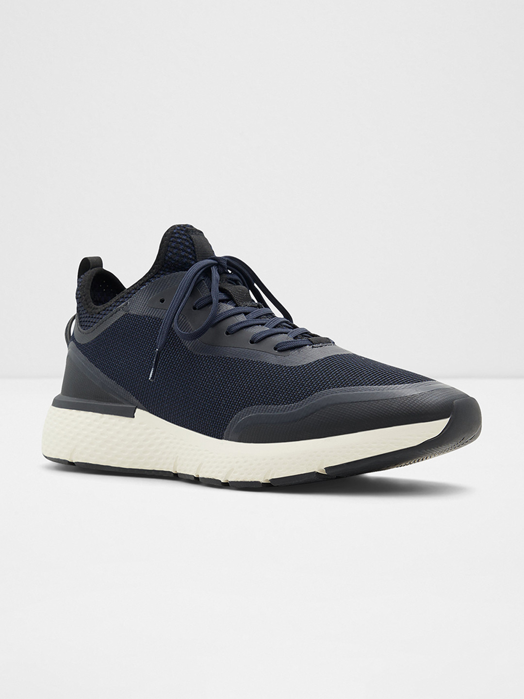 Buy ALDO Men Fastcourt Comfort Insole Textile Contrast Sole Sneakers ...