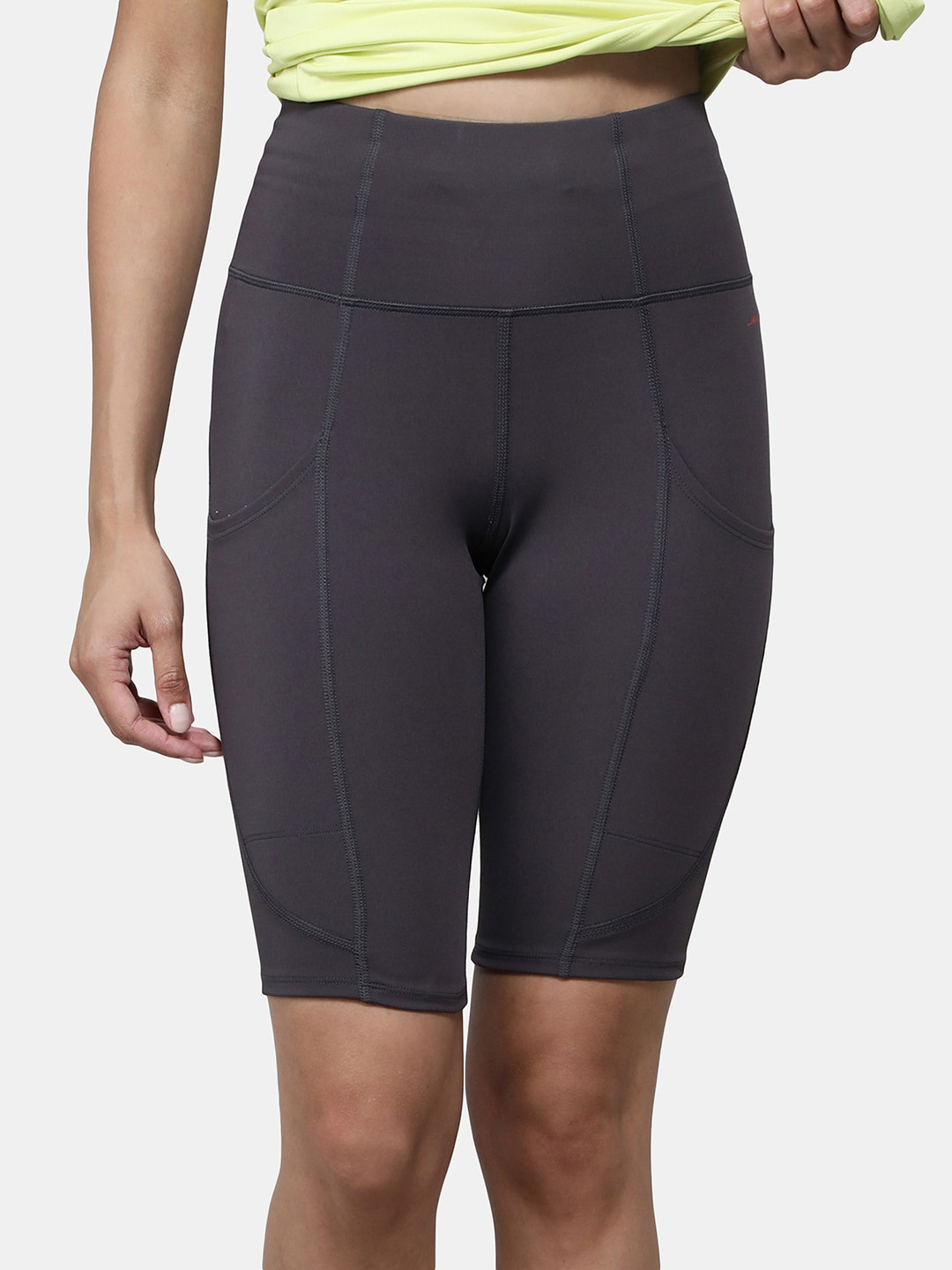 Buy Jockey Women High Rise Training Or Gym Sports Shorts With ...