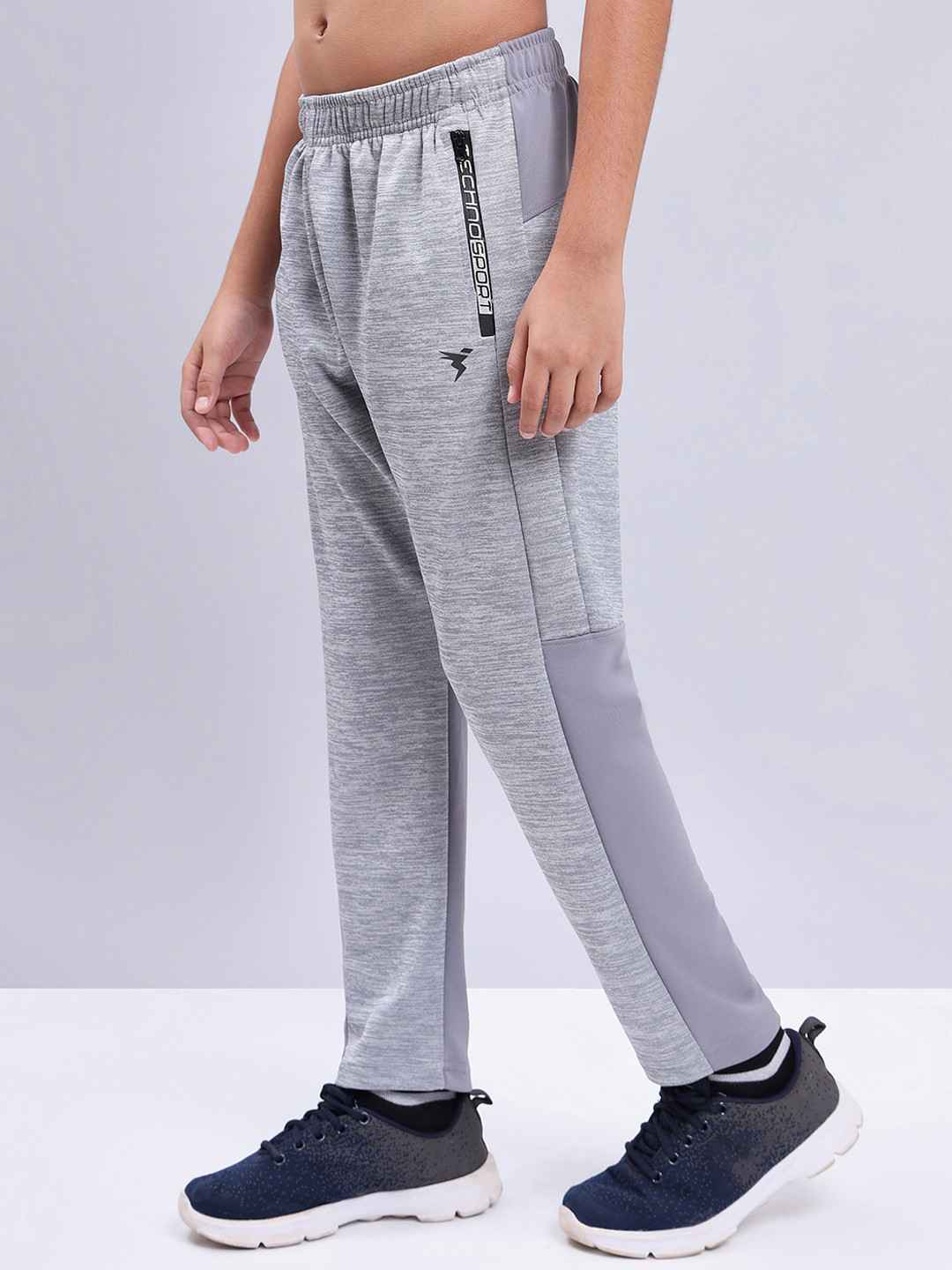 Buy Technosport Boys Active Self Design Slim Fit Track Pants - Track ...