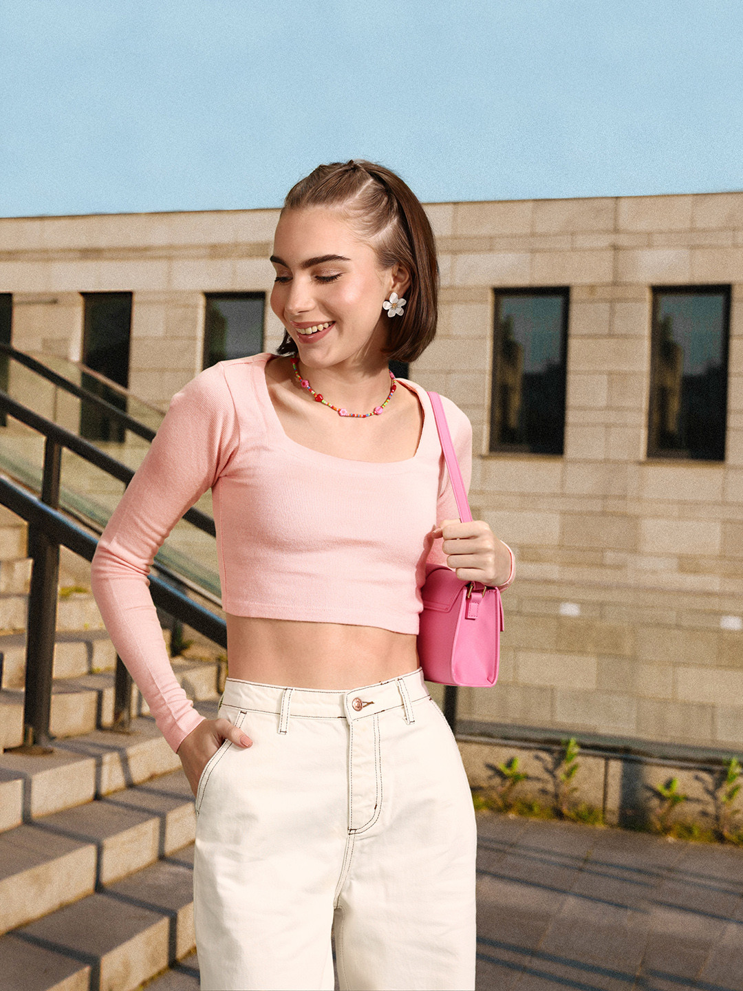 Buy DressBerry Full Sleeves Winter Crop Top - Tops for Women 23514962 ...