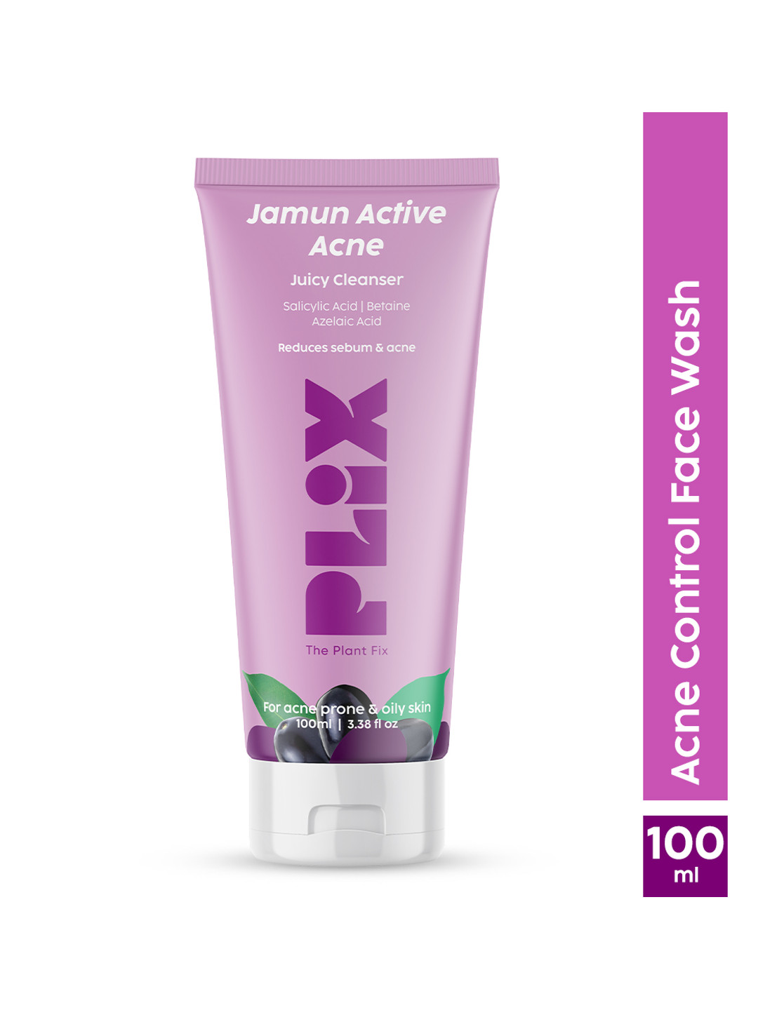 Buy PLIX THE PLANT FIX Salicylic Acid Jamun Face Wash Cleanser Gel For ...