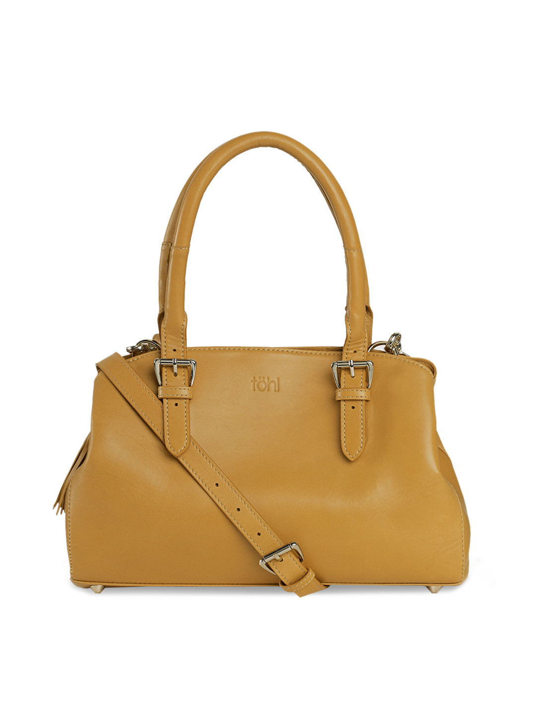 Buy Tohl Mustard Solid Leather Handbag - Handbags for Women 2351889 ...