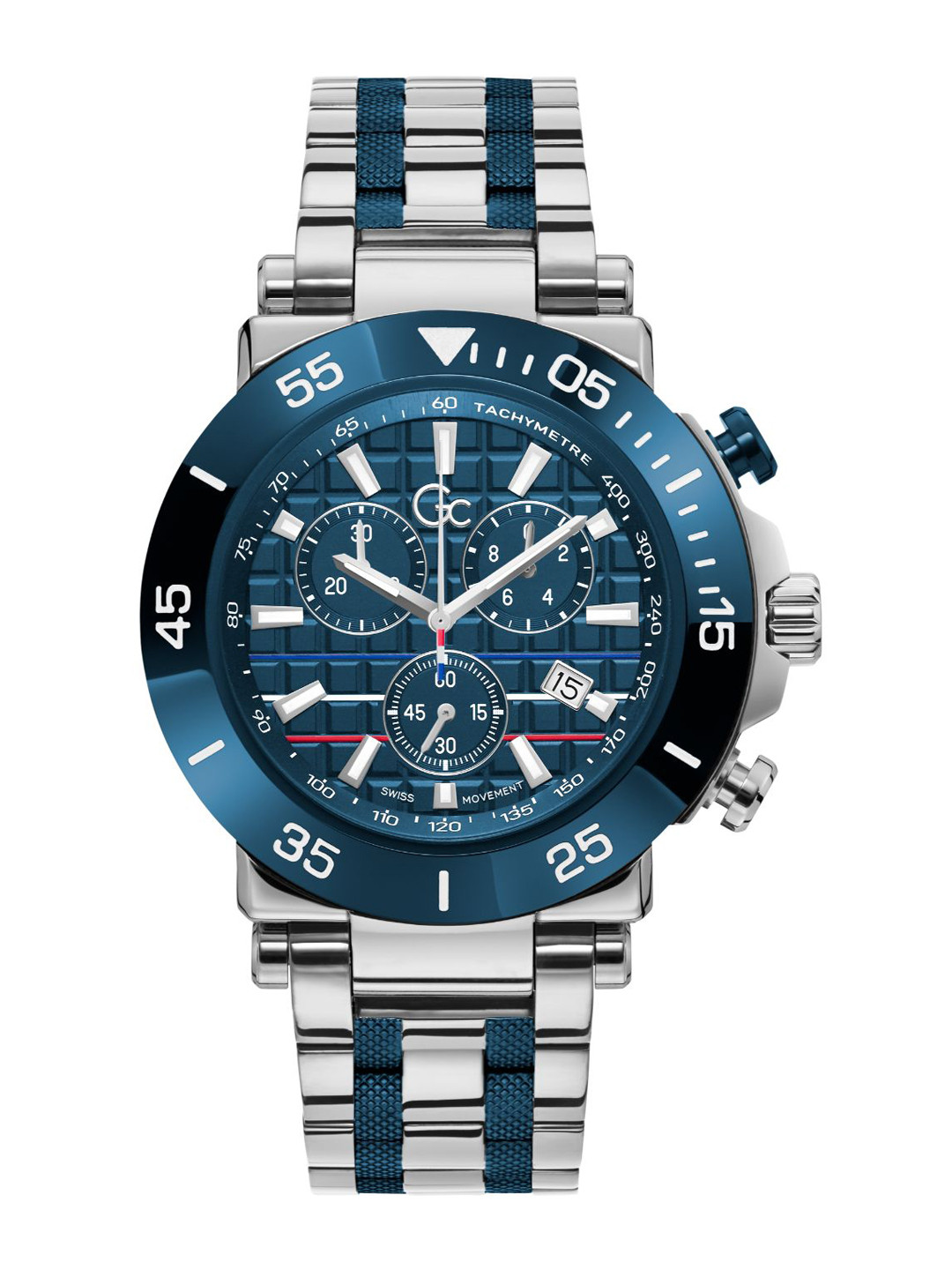 Buy GC Men Stainless Steel Bracelet Style Straps Analogue Watch ...