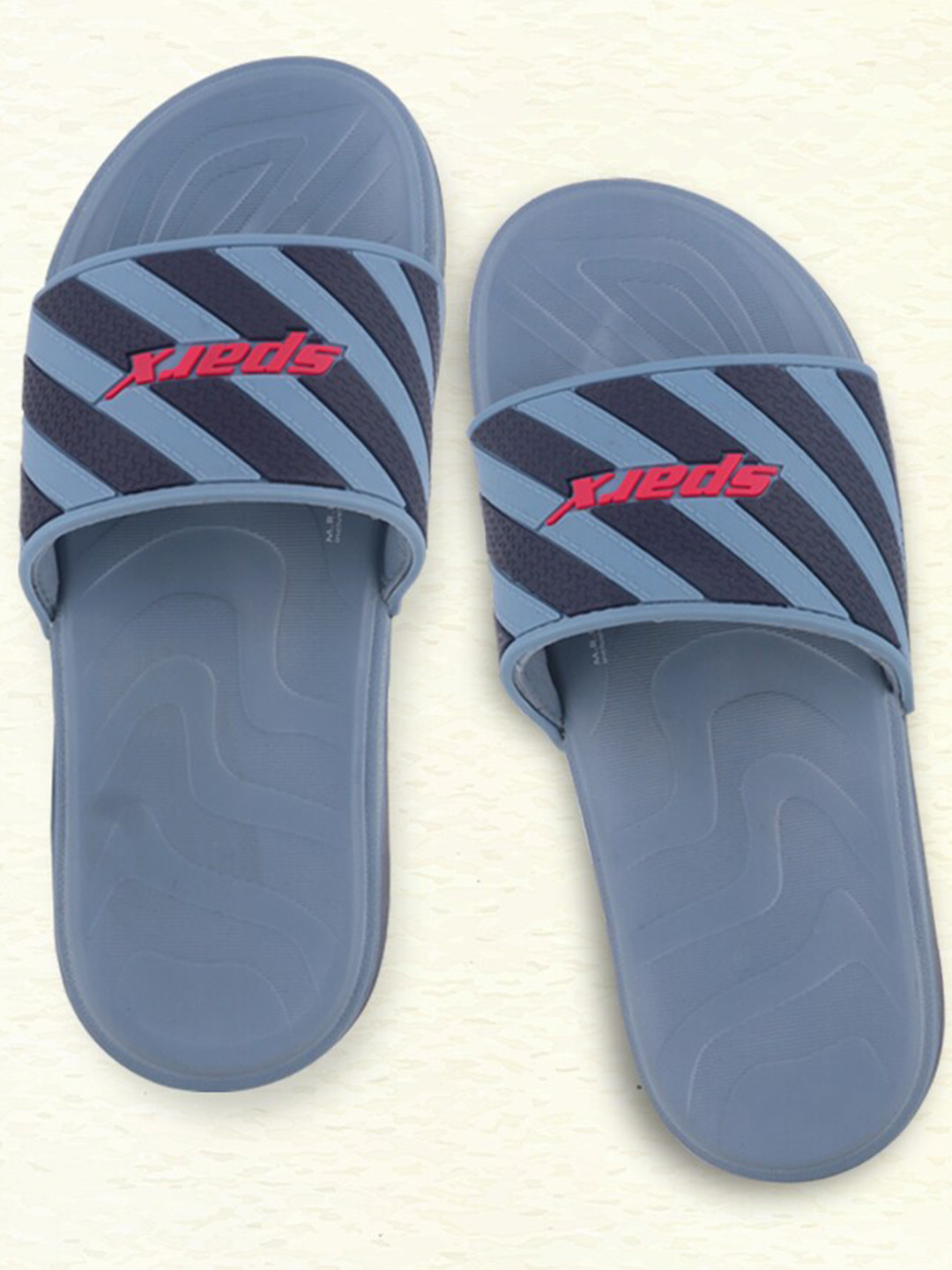 Buy Sparx Men Striped Rubber Sliders - Flip Flops for Men 23521518 | Myntra