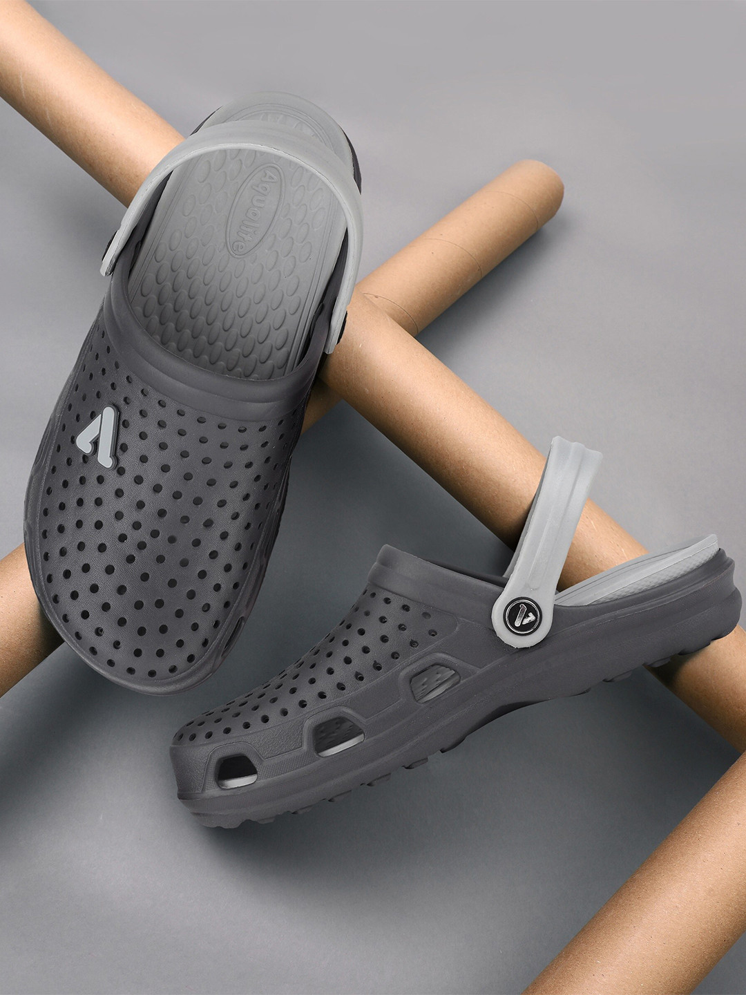 Buy Aqualite Men Self Design Clogs - Flip Flops for Men 23526346 | Myntra