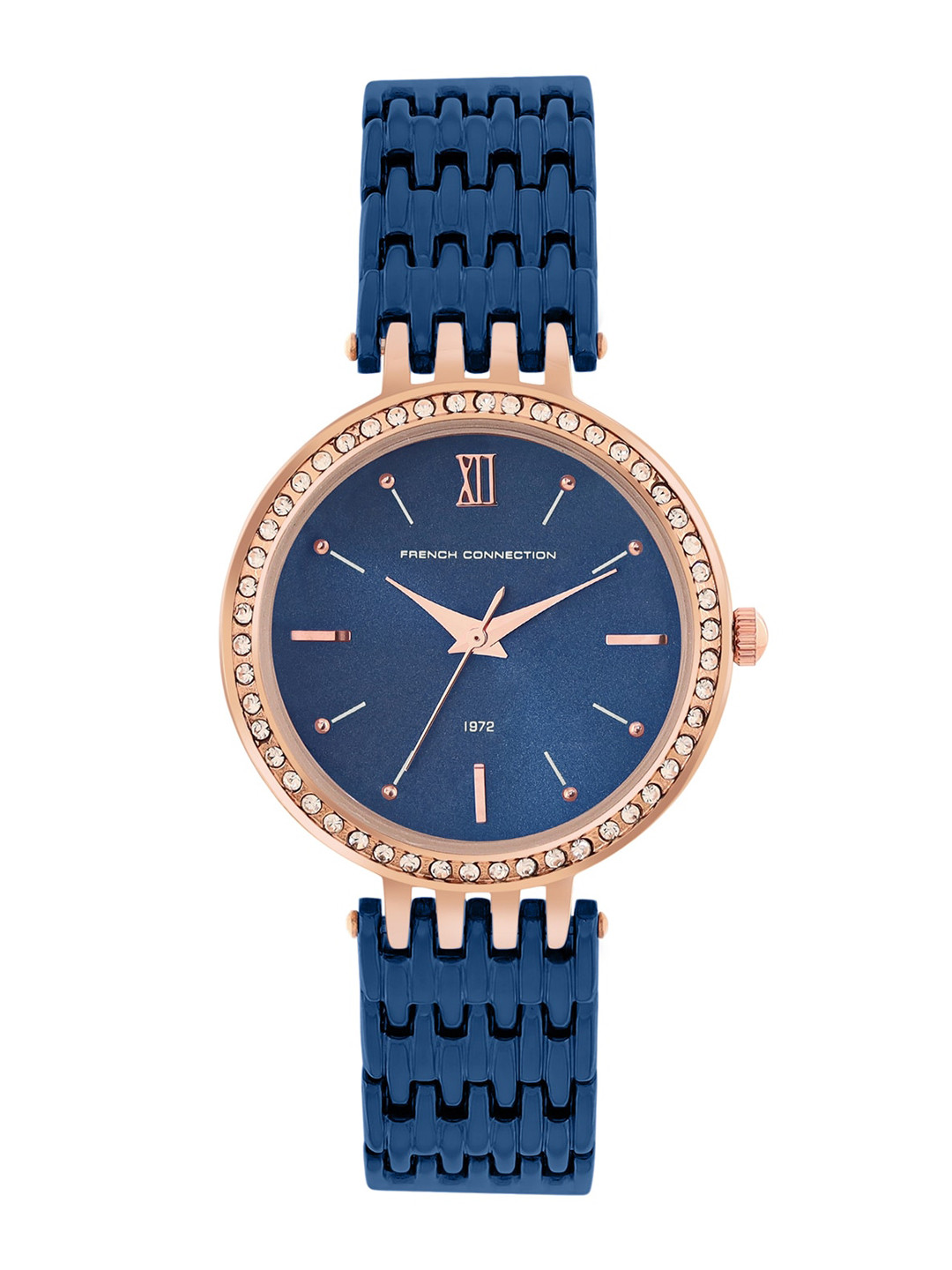 Buy French Connection Women Embellished Dial & Bracelet Style Straps ...
