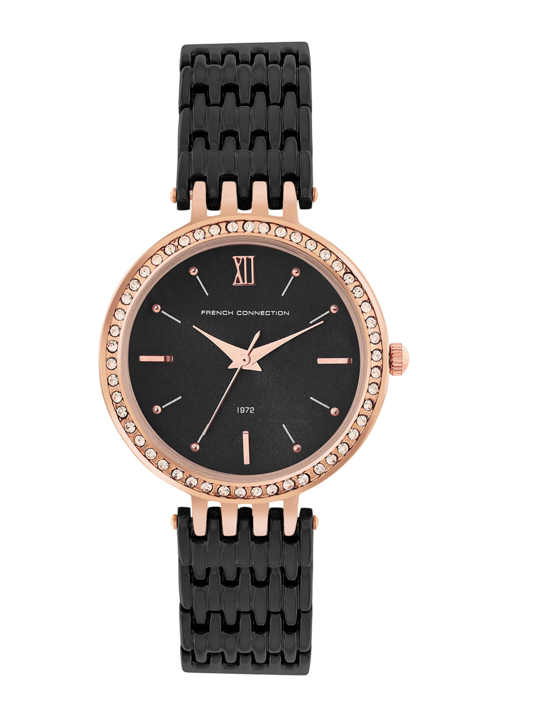 Buy French Connection Women Embellished Dial & Bracelet Style Straps ...