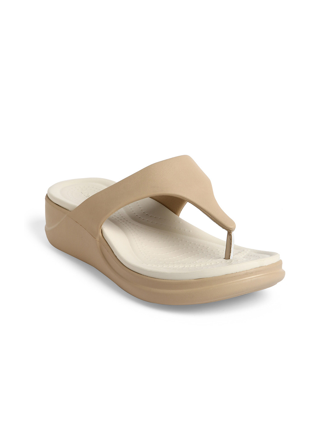 Buy Crocs Women Textured Croslite Thong Flip Flops - Flip Flops for ...